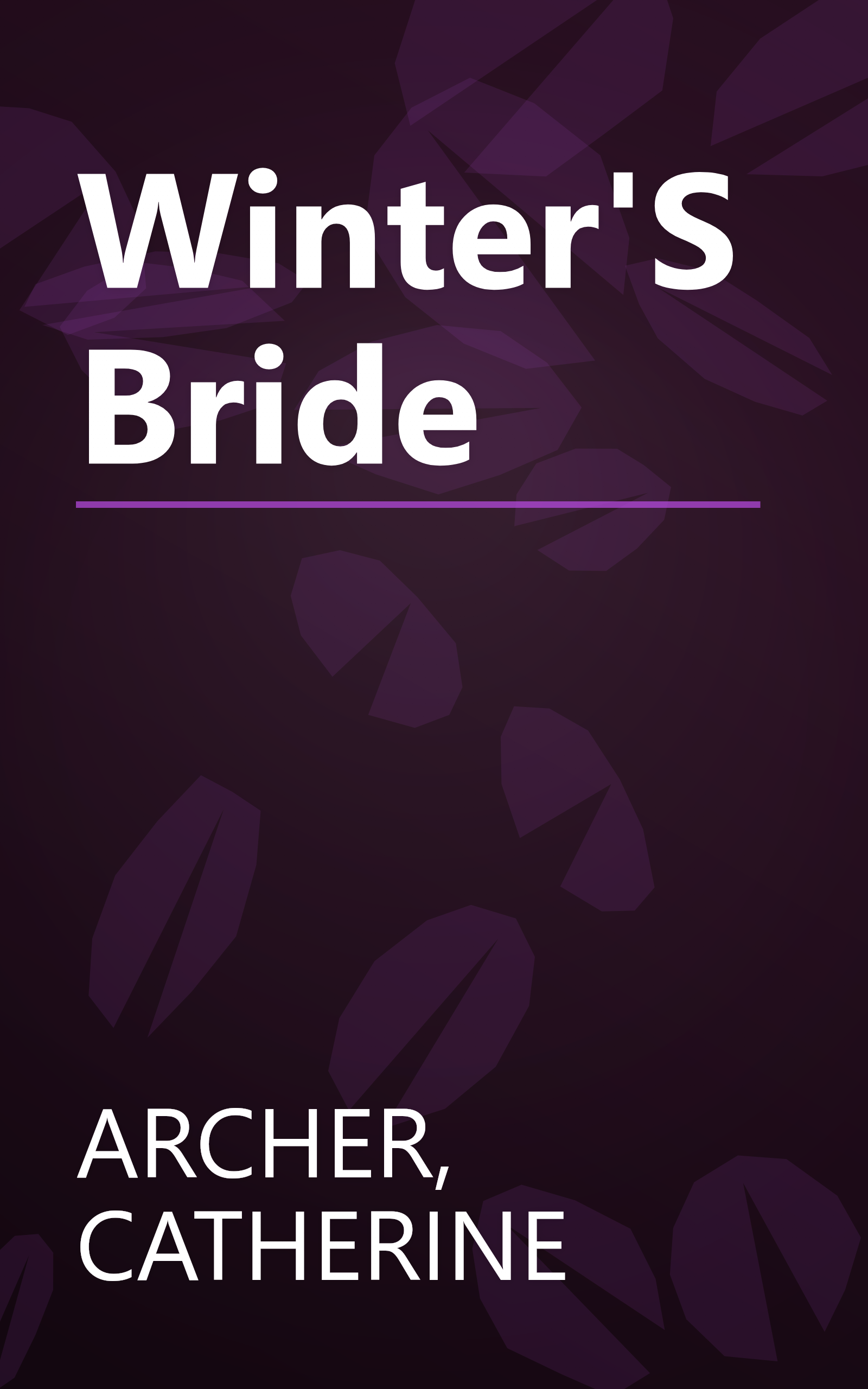 Winter'S Bride book cover