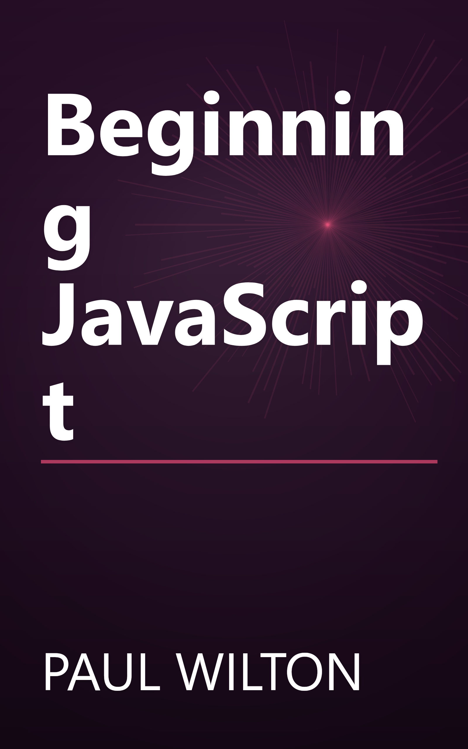 Beginning JavaScript book cover