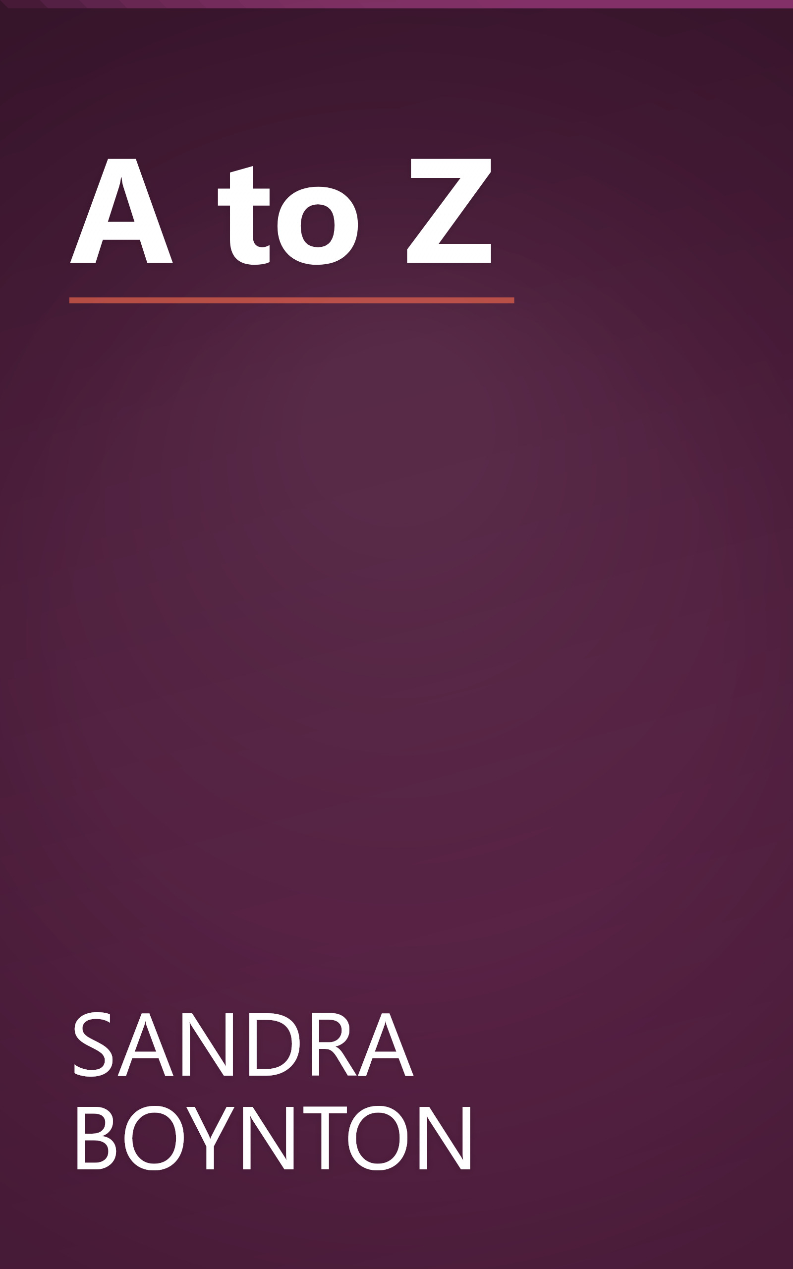A to Z book cover