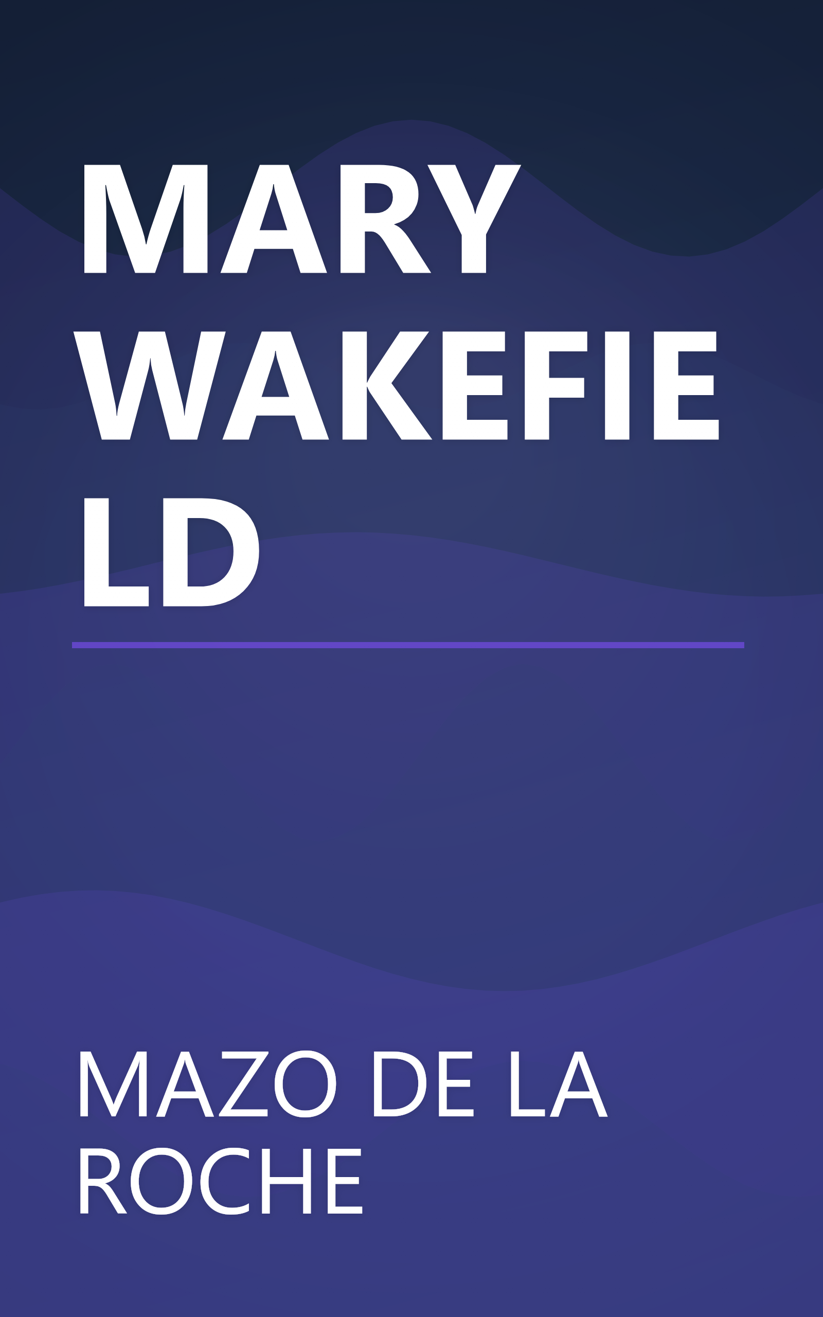 MARY WAKEFIELD book cover