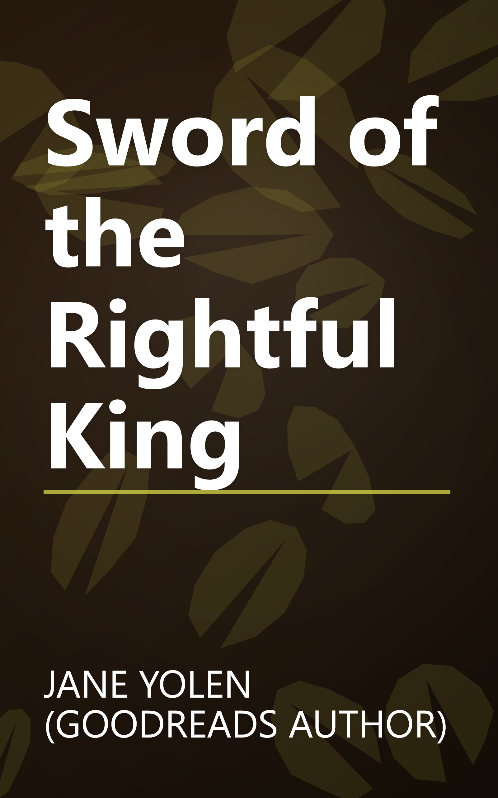 Sword of the Rightful King book cover