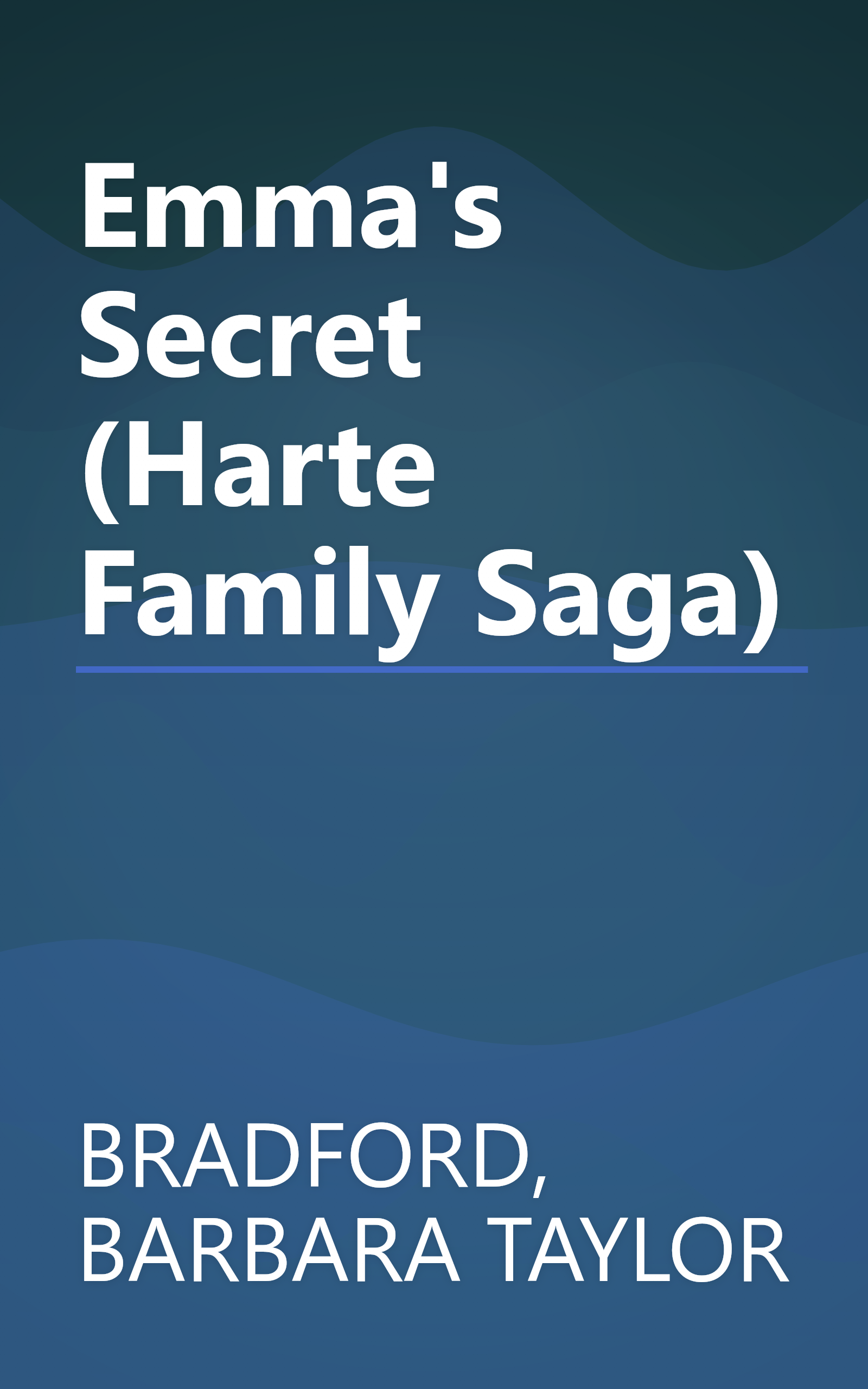 Emma's Secret (Harte Family Saga) book cover