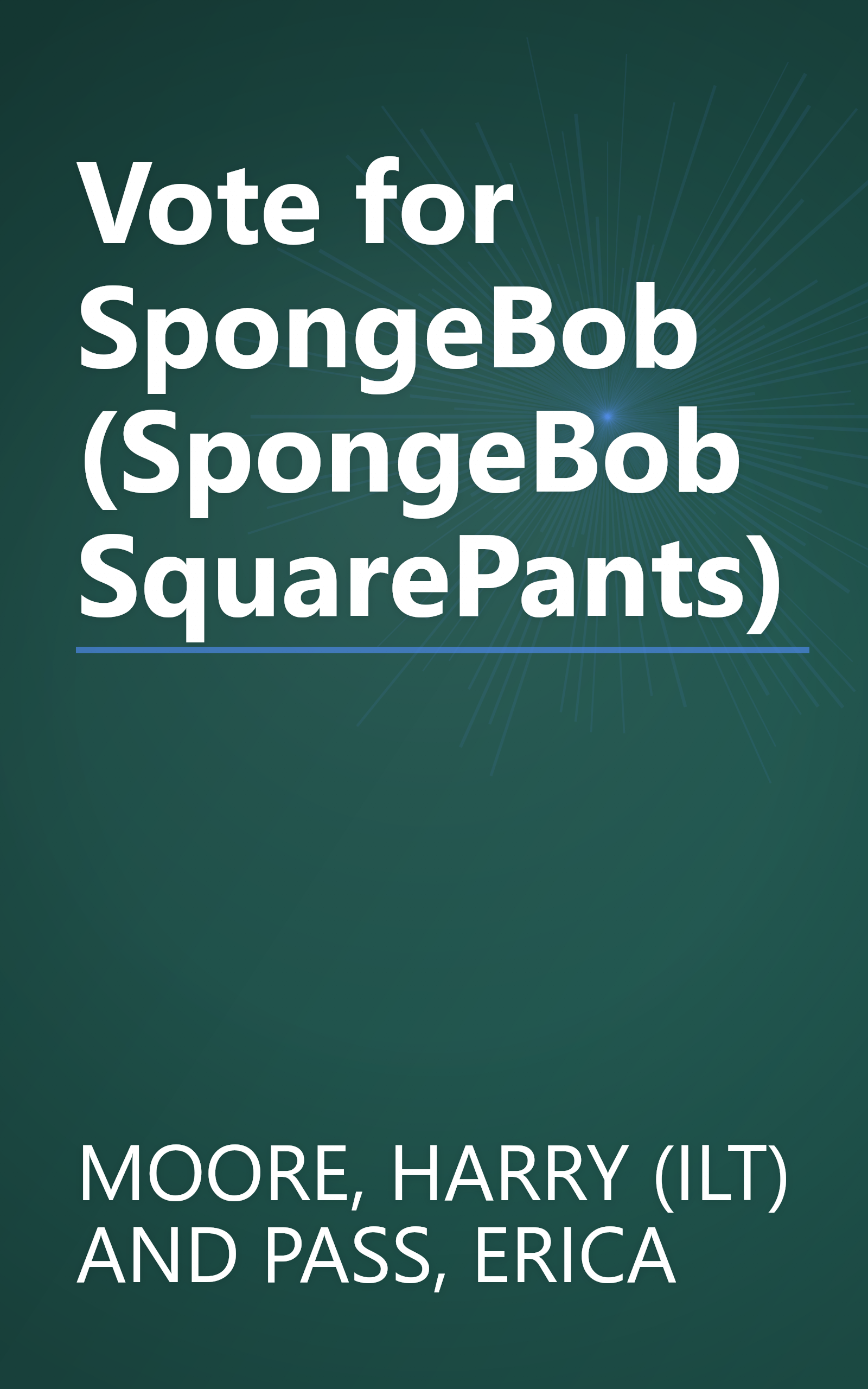 Vote for SpongeBob (SpongeBob SquarePants) book cover