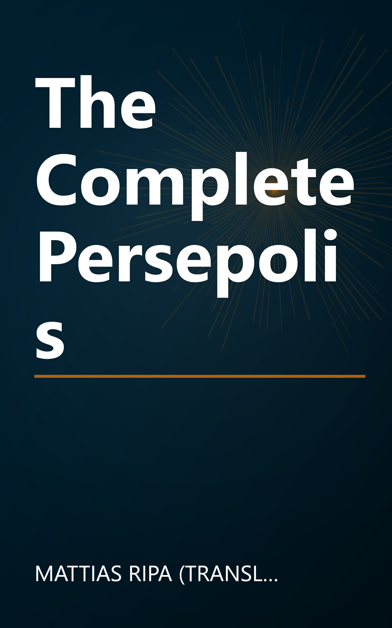 The Complete Persepolis book cover