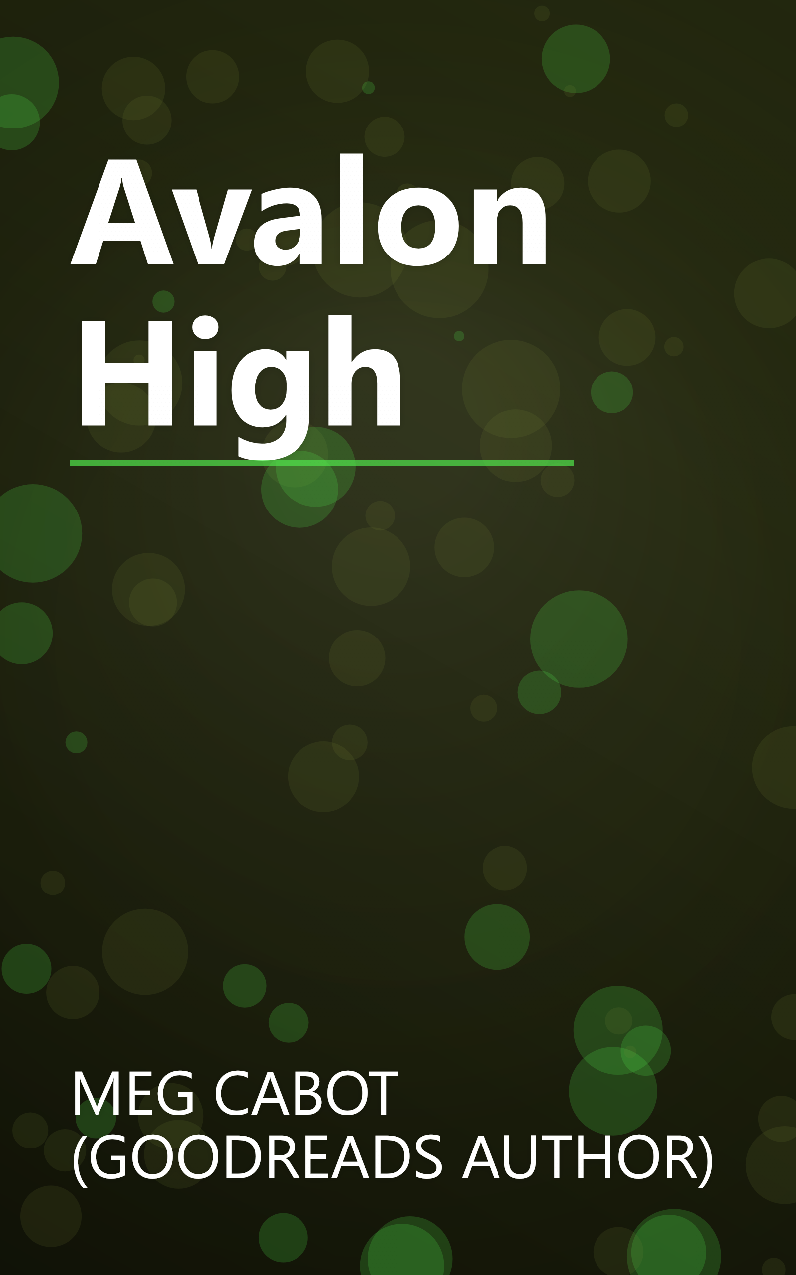 Avalon High book cover