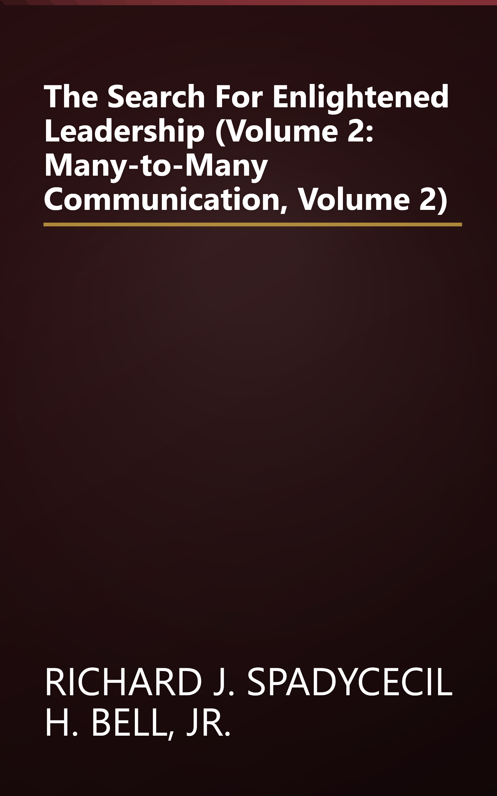 The Search For Enlightened Leadership (Volume 2: Many-to-Many Communication, Volume 2) book cover
