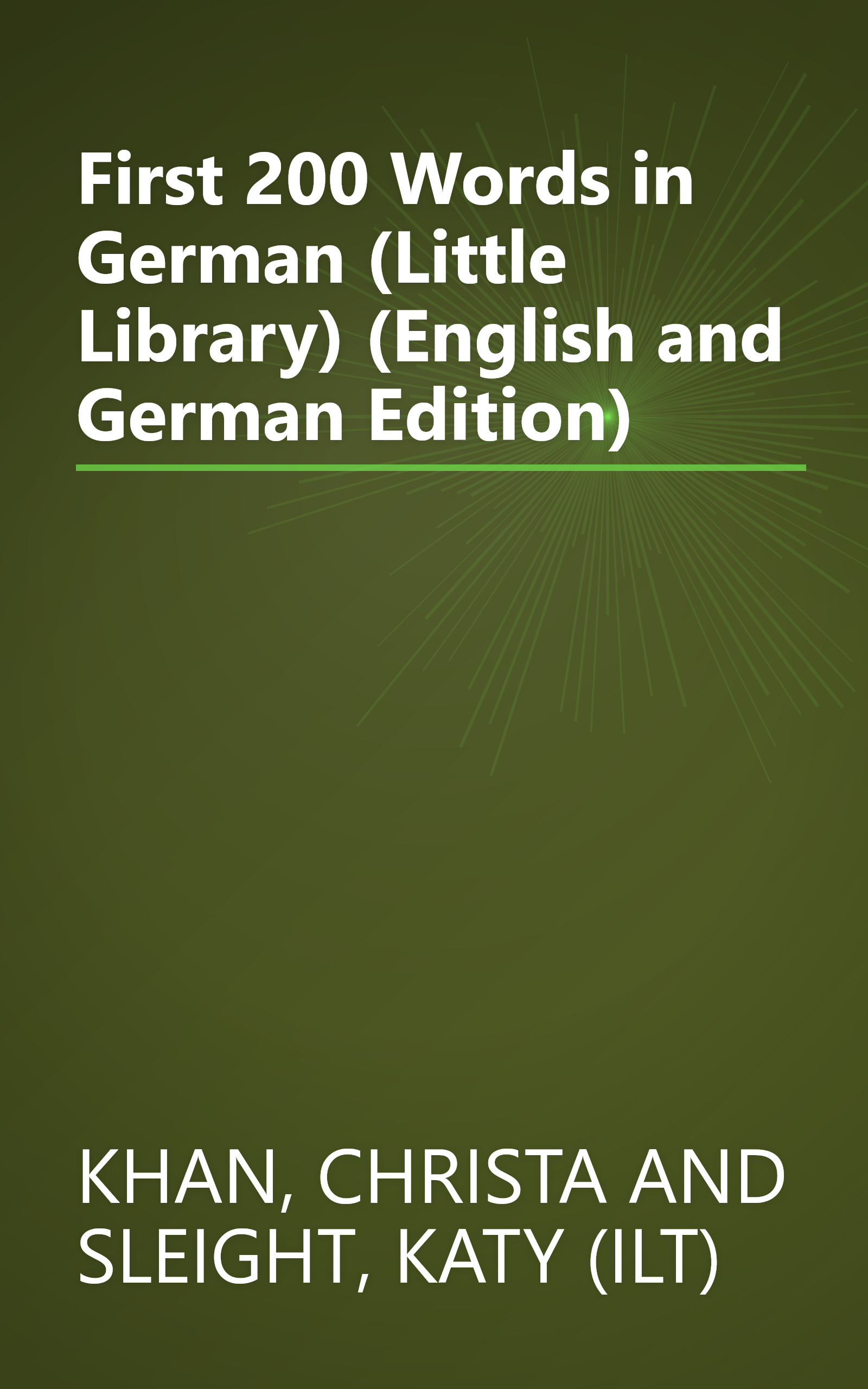 First 200 Words in German (Little Library) (English and German Edition) book cover