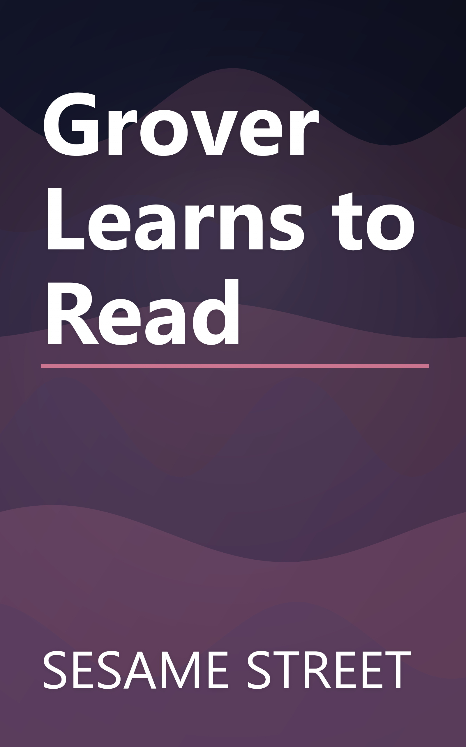 Grover Learns to Read book cover