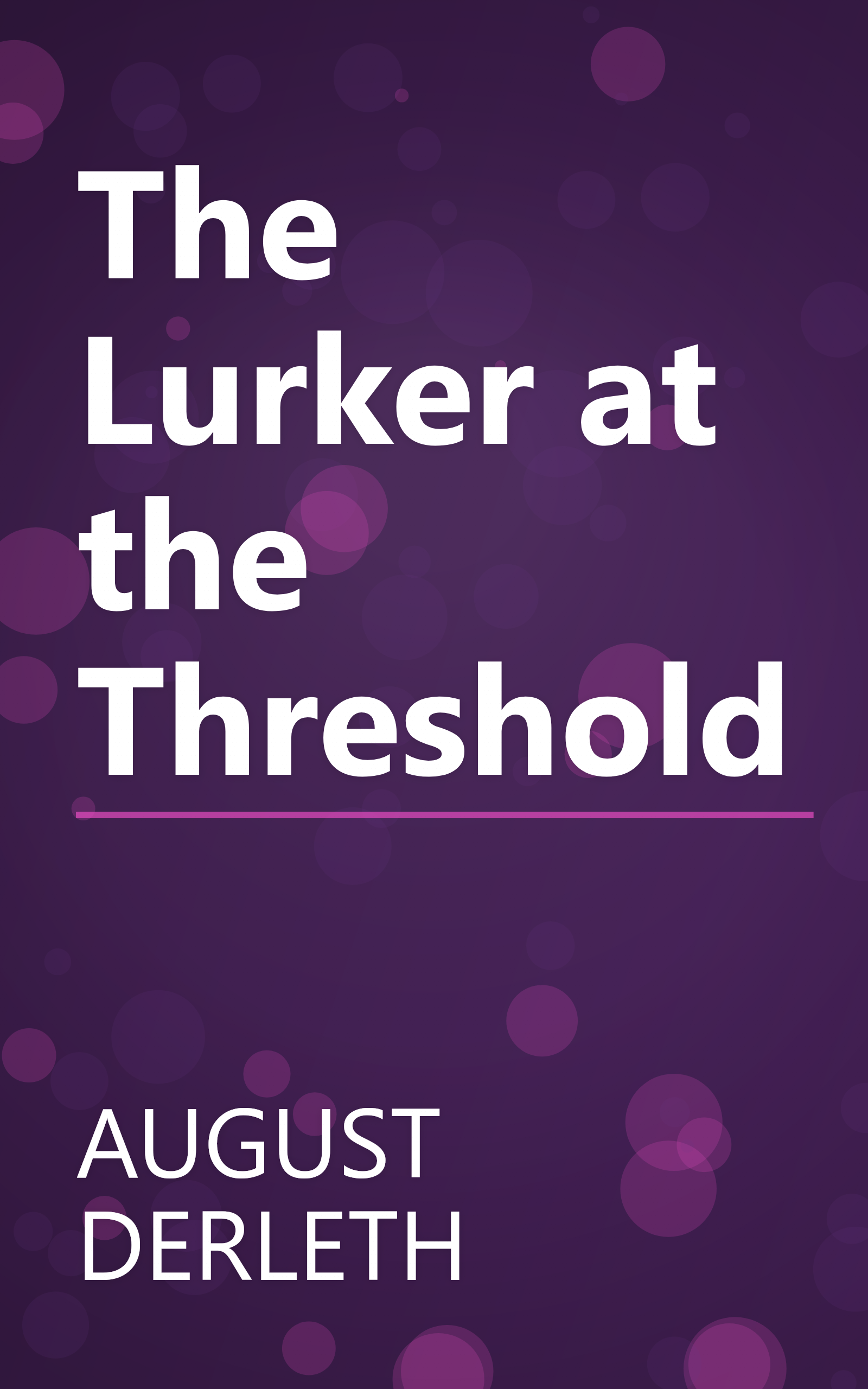 The Lurker at the Threshold book cover