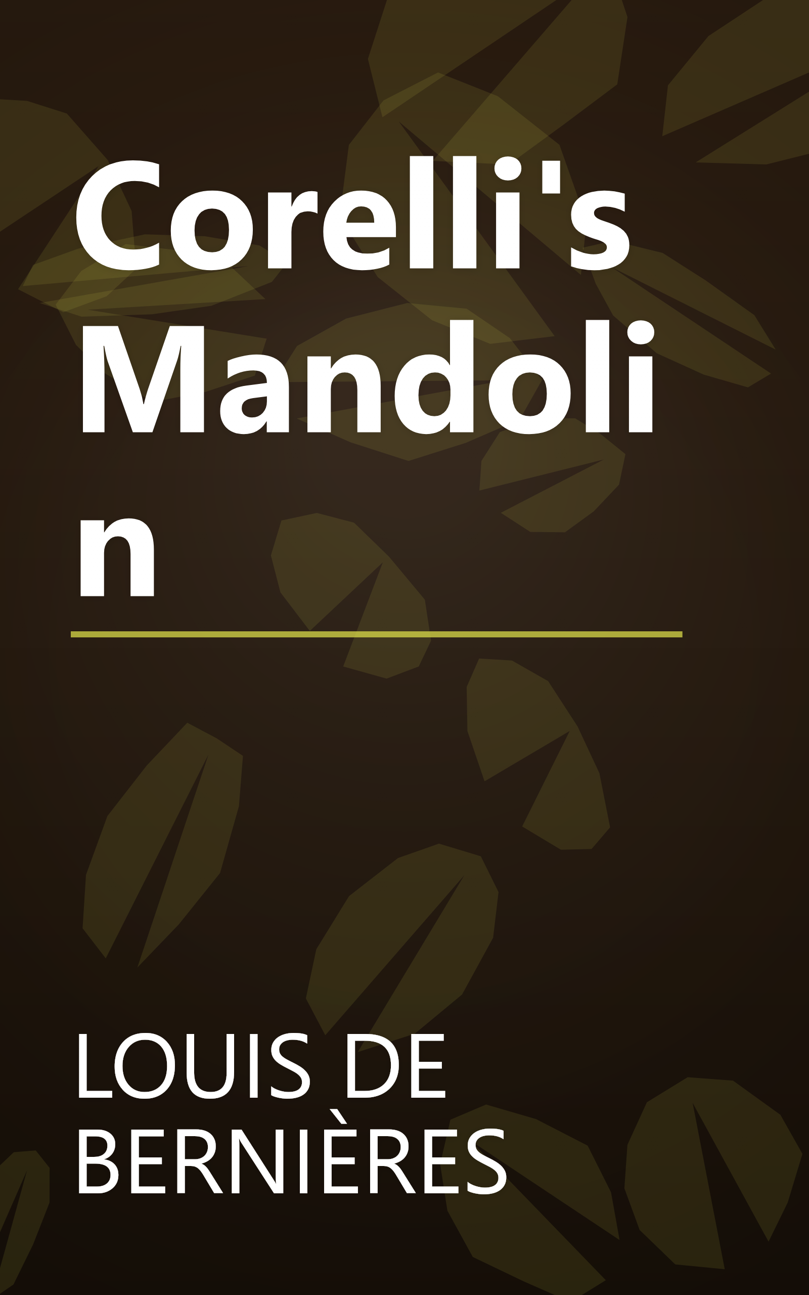 Corelli's Mandolin book cover