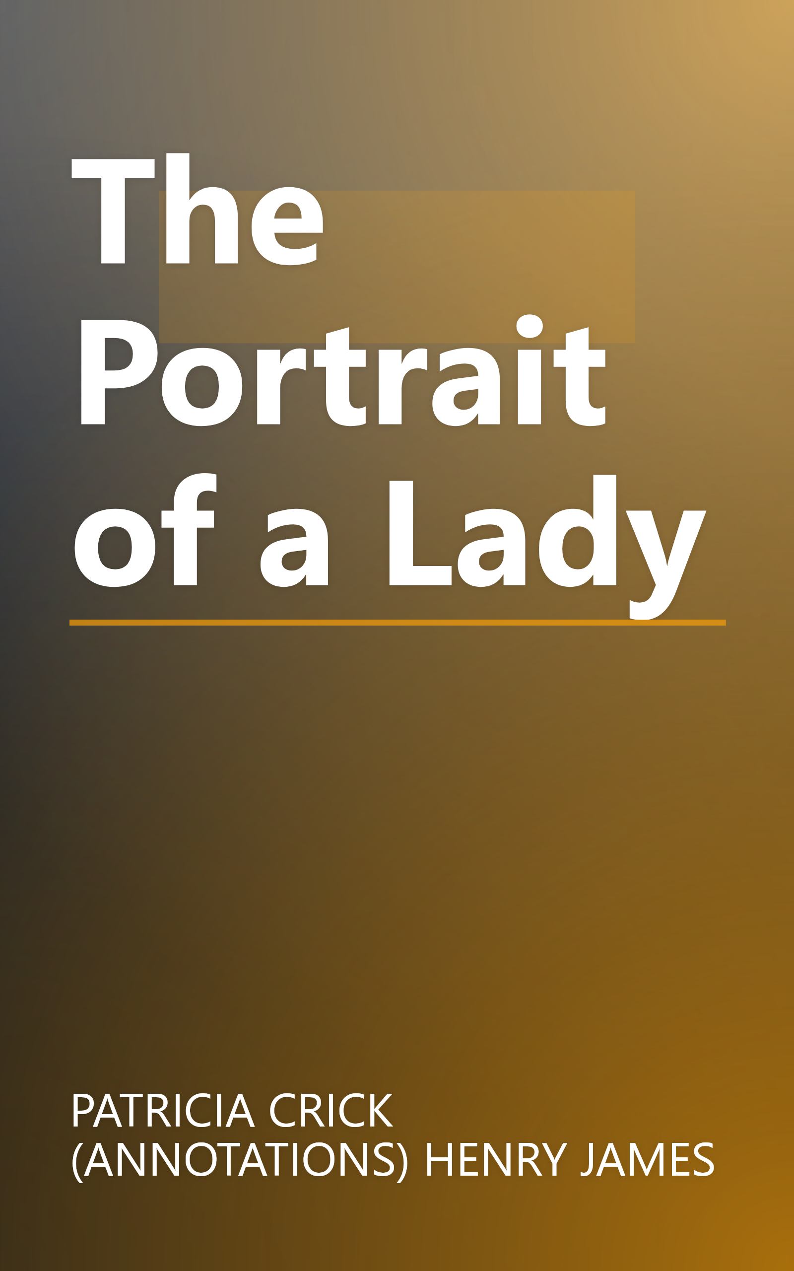 The Portrait of a Lady book cover