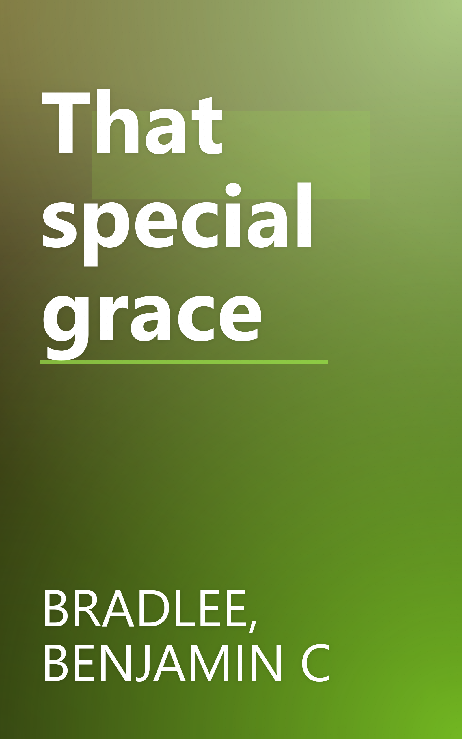 That special grace book cover
