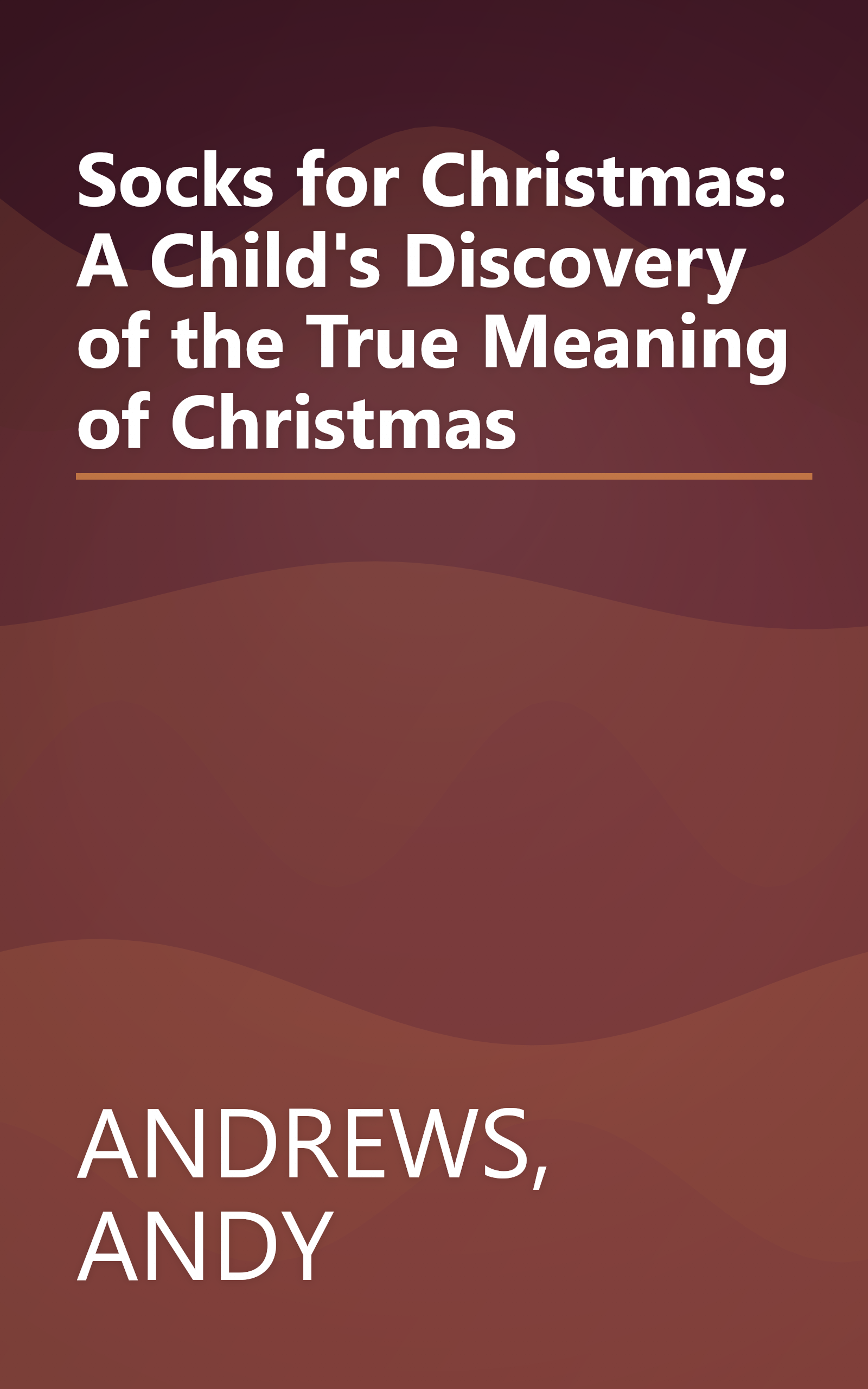 Socks for Christmas: A Child's Discovery of the True Meaning of Christmas book cover