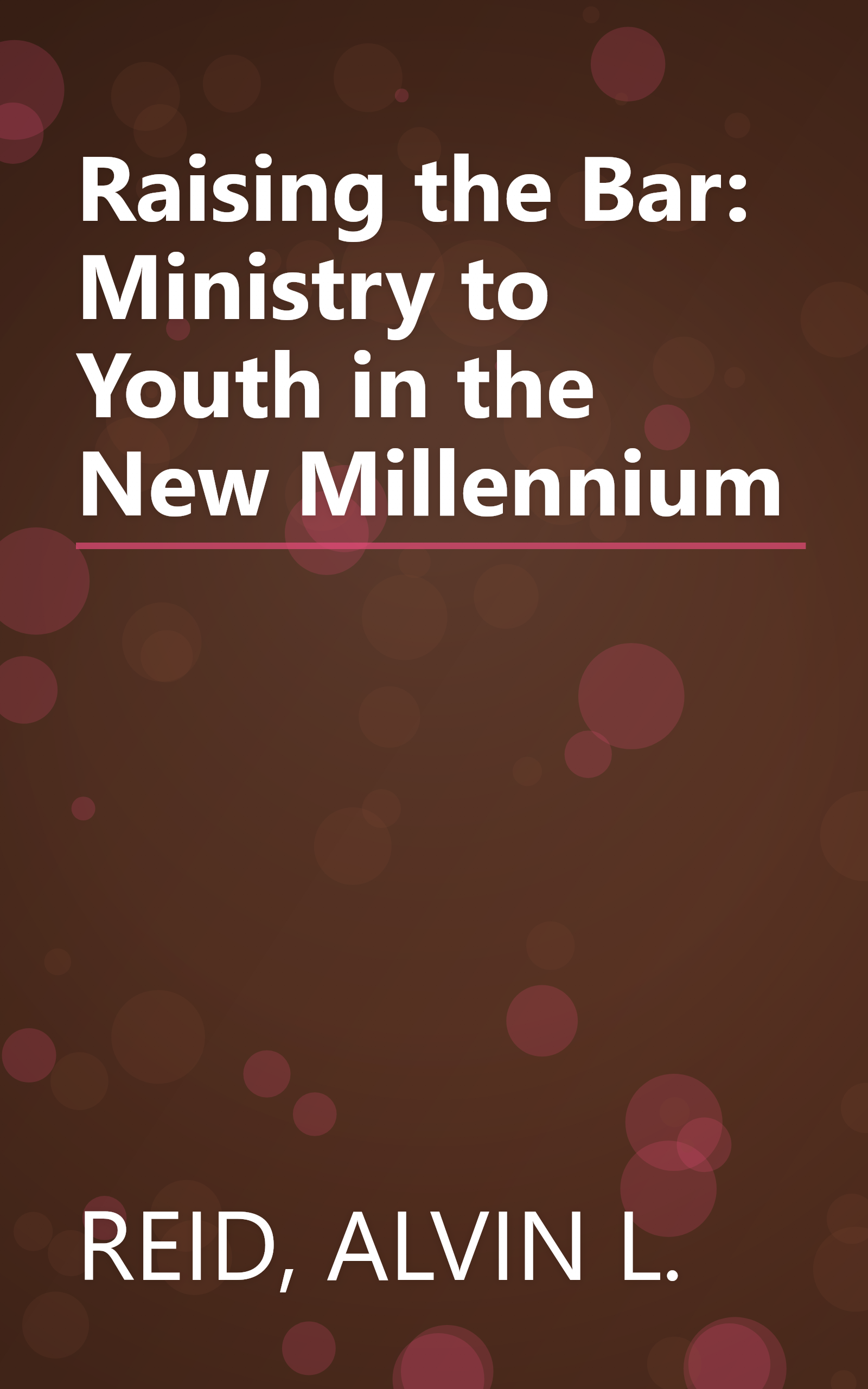 Raising the Bar: Ministry to Youth in the New Millennium book cover