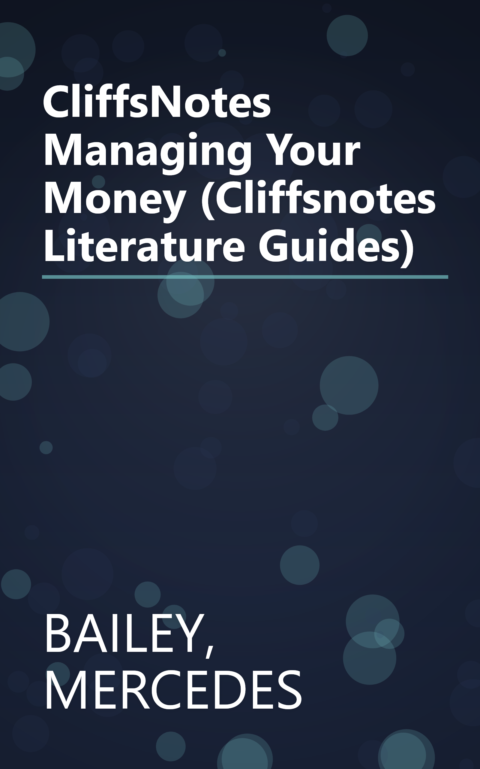 CliffsNotes Managing Your Money (Cliffsnotes Literature Guides) book cover