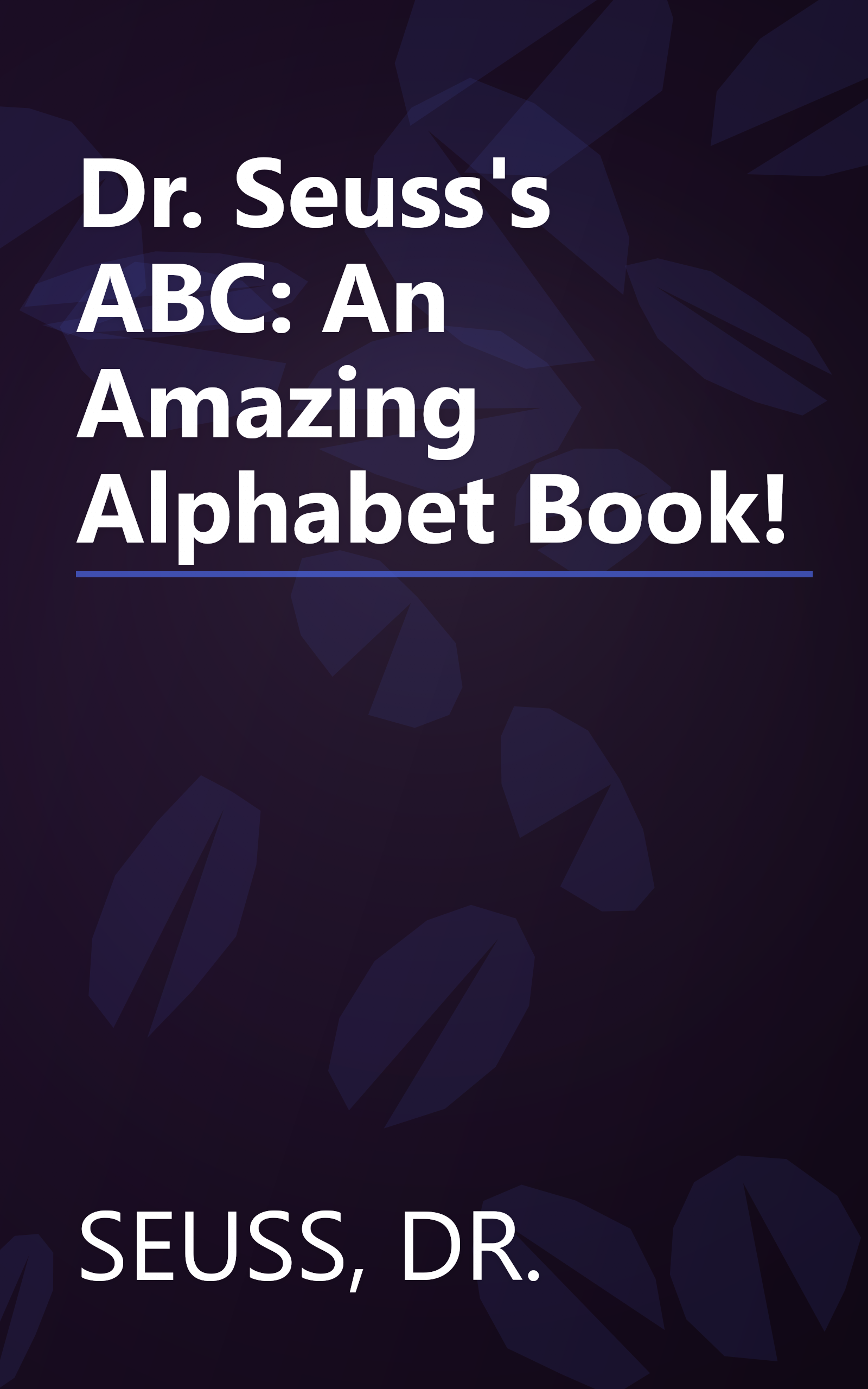 Dr. Seuss's ABC: An Amazing Alphabet Book! book cover