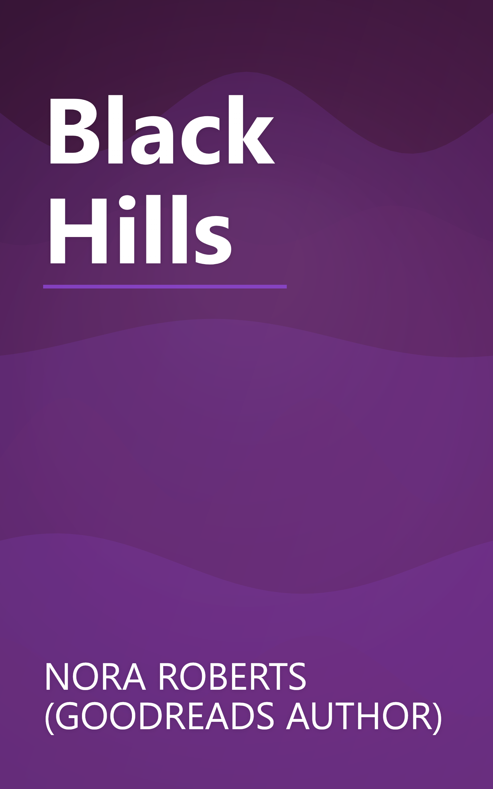 Black Hills book cover