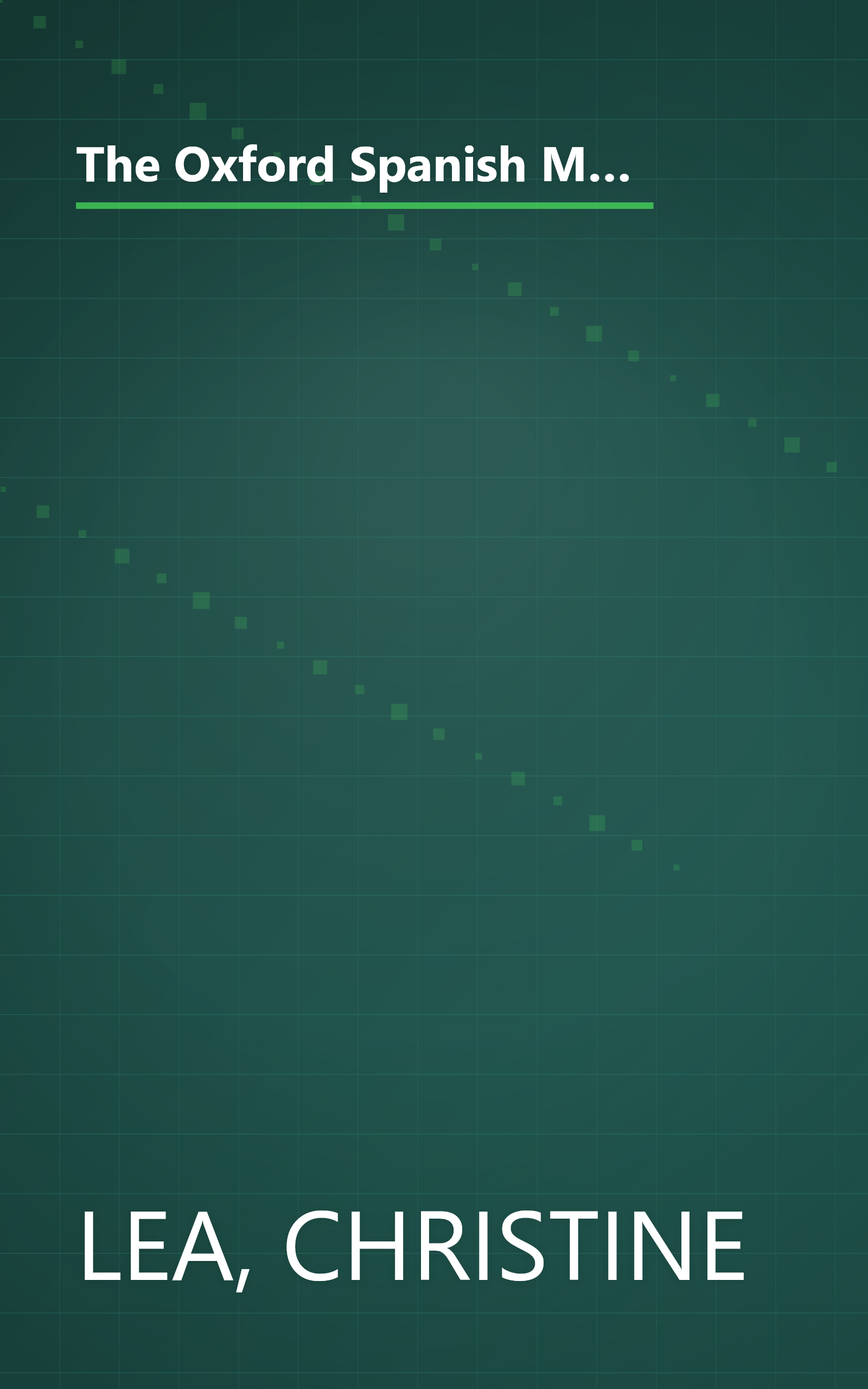 The Oxford Spanish Minidictionary: Spanish-English, English-Spanish, EspaÃÂ±ol-InglÃÂ©s, InglÃÂ©s-EspaÃÂ±ol (Diccionario Oxford Mini) book cover