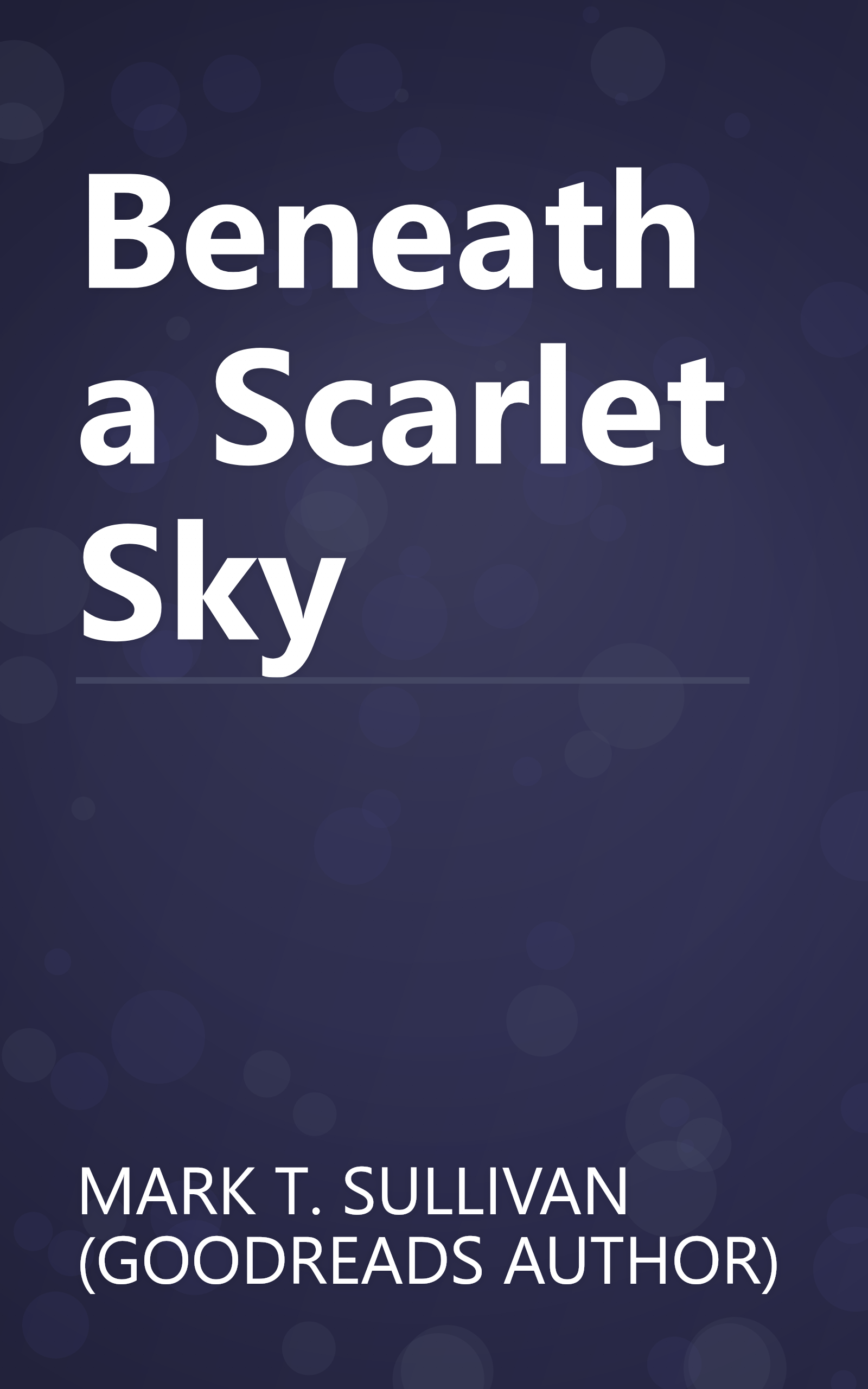 Beneath a Scarlet Sky book cover