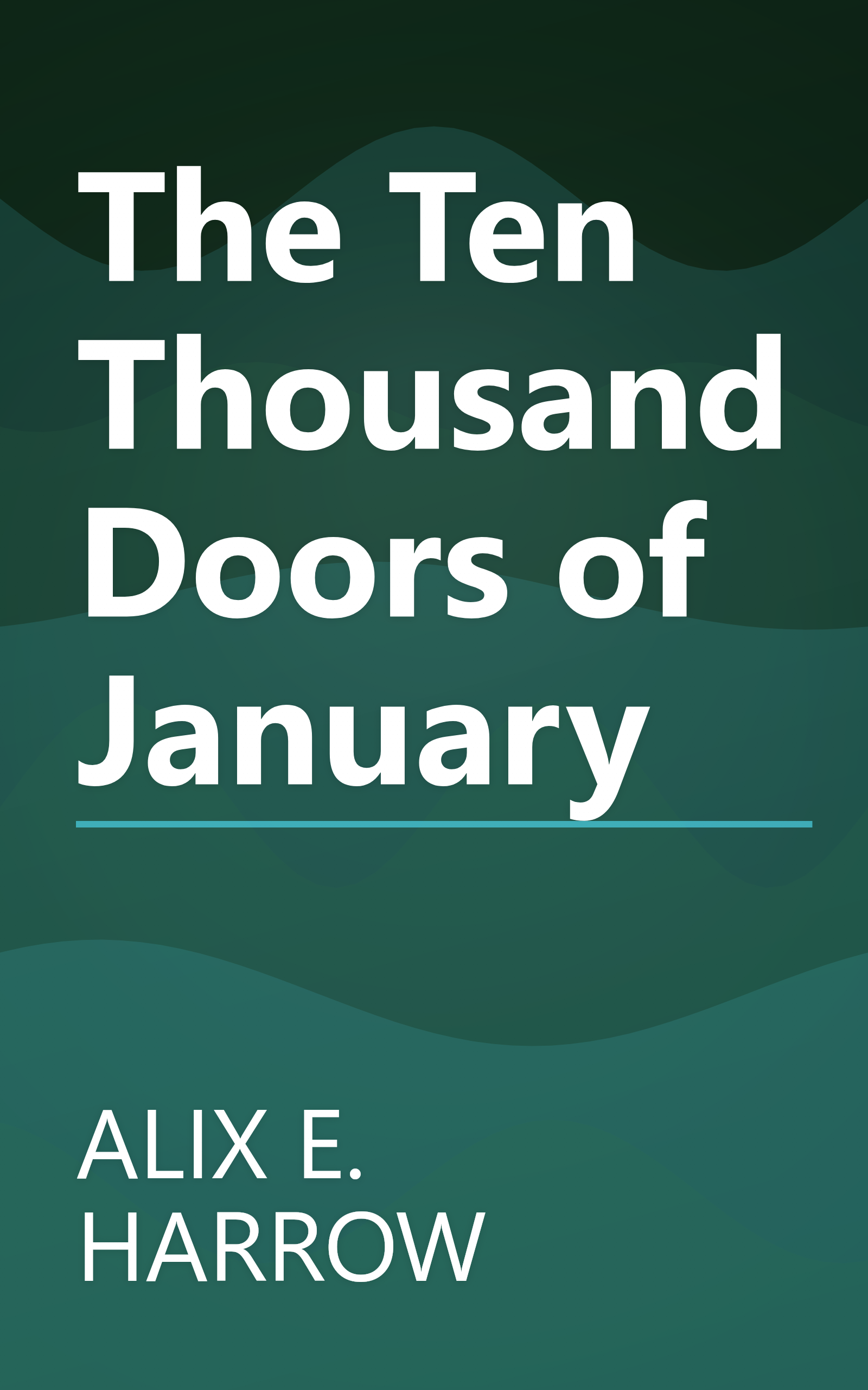The Ten Thousand Doors of January book cover