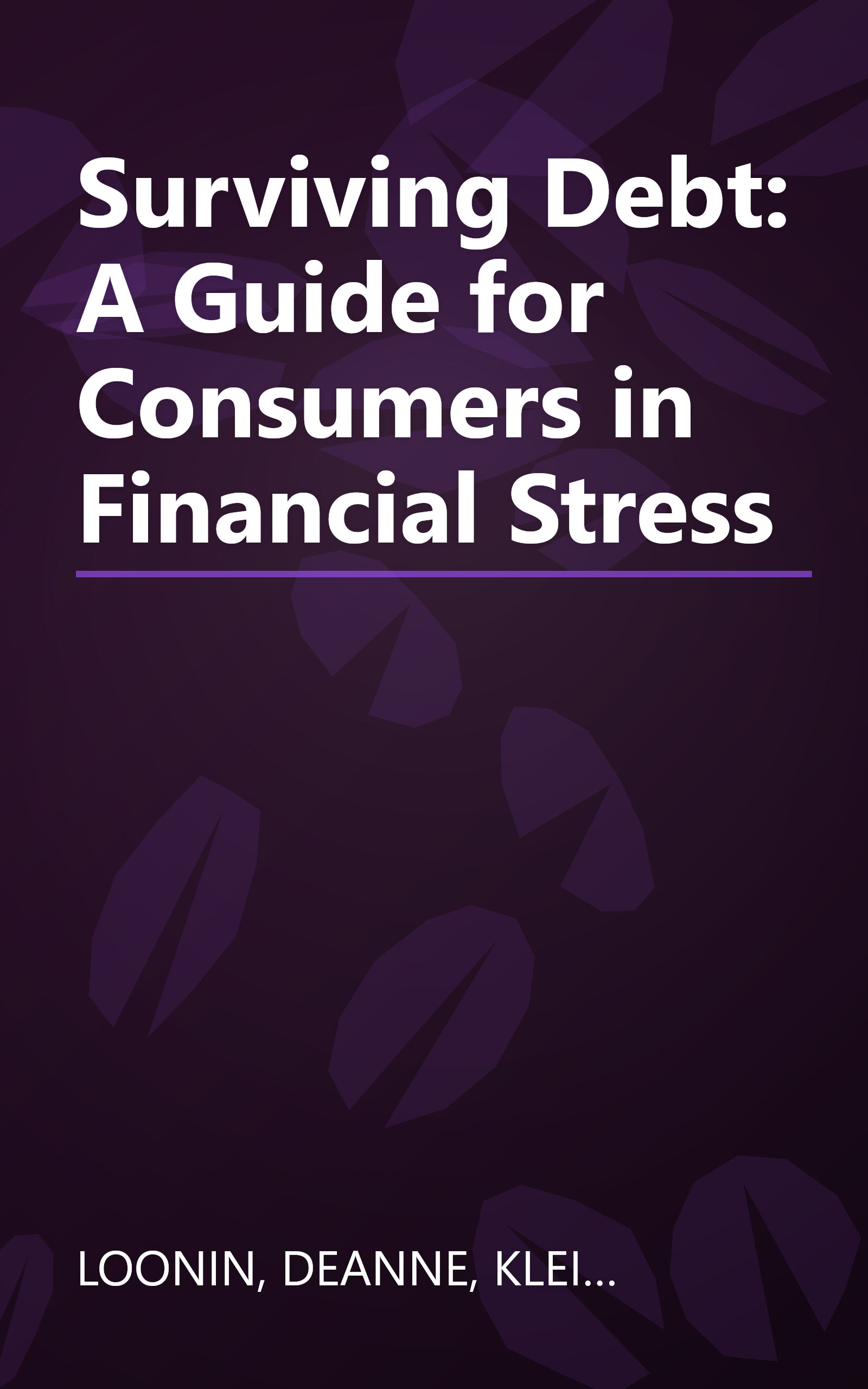Surviving Debt: A Guide for Consumers in Financial Stress book cover