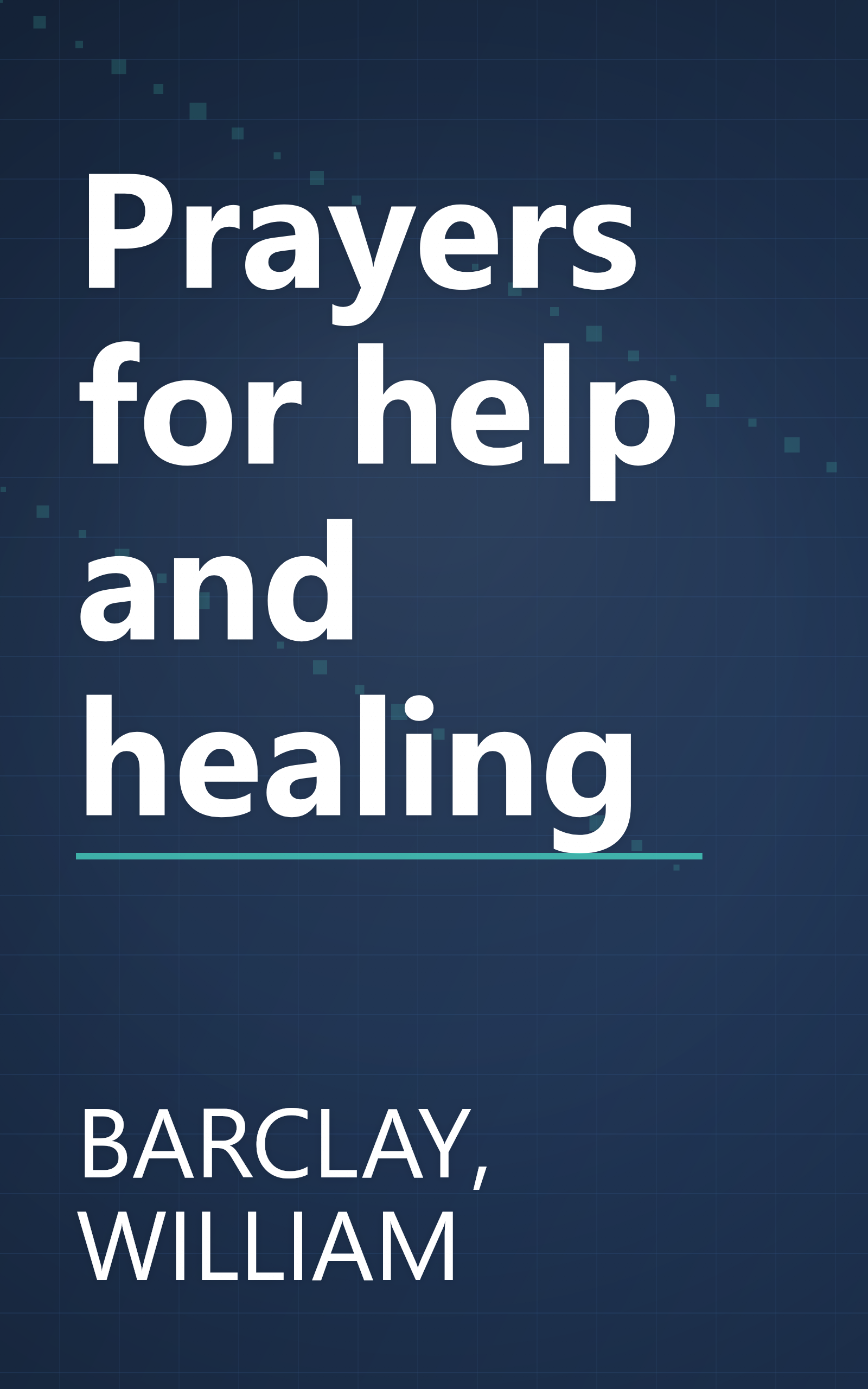 Prayers for help and healing book cover