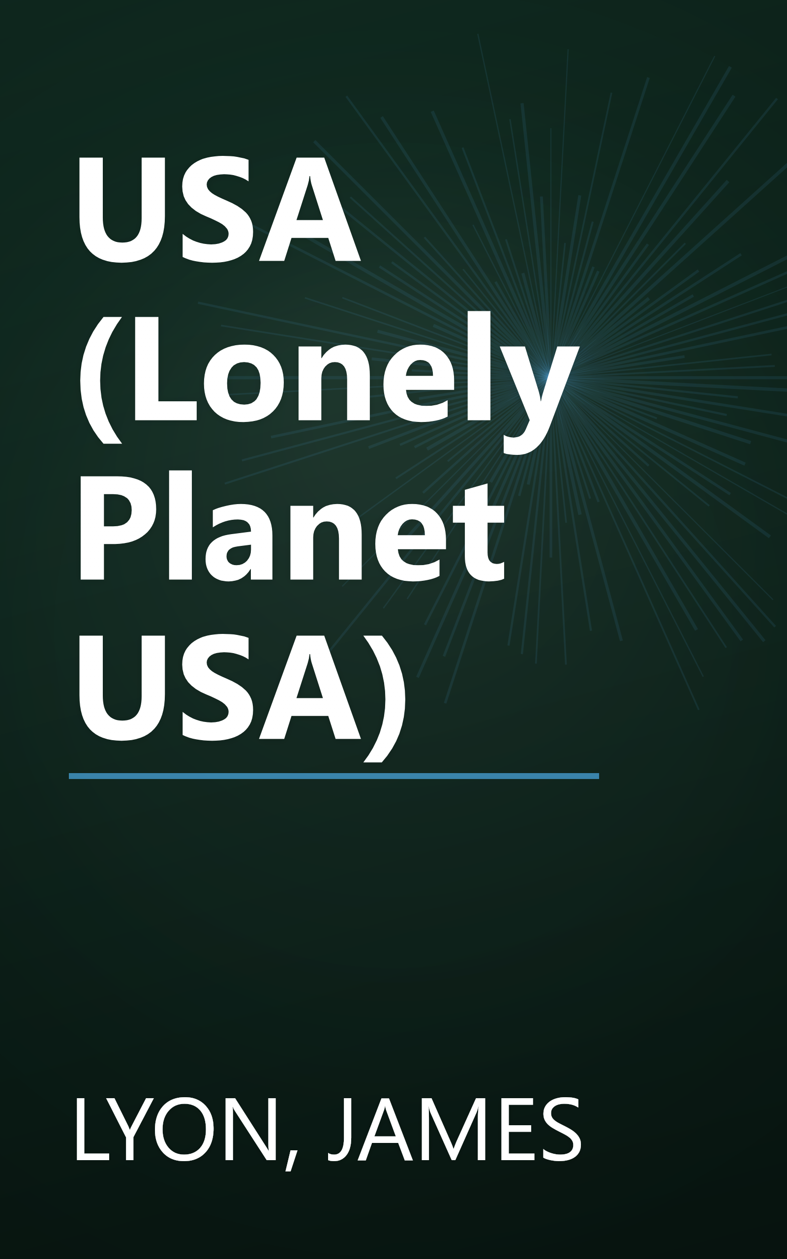 USA (Lonely Planet USA) book cover