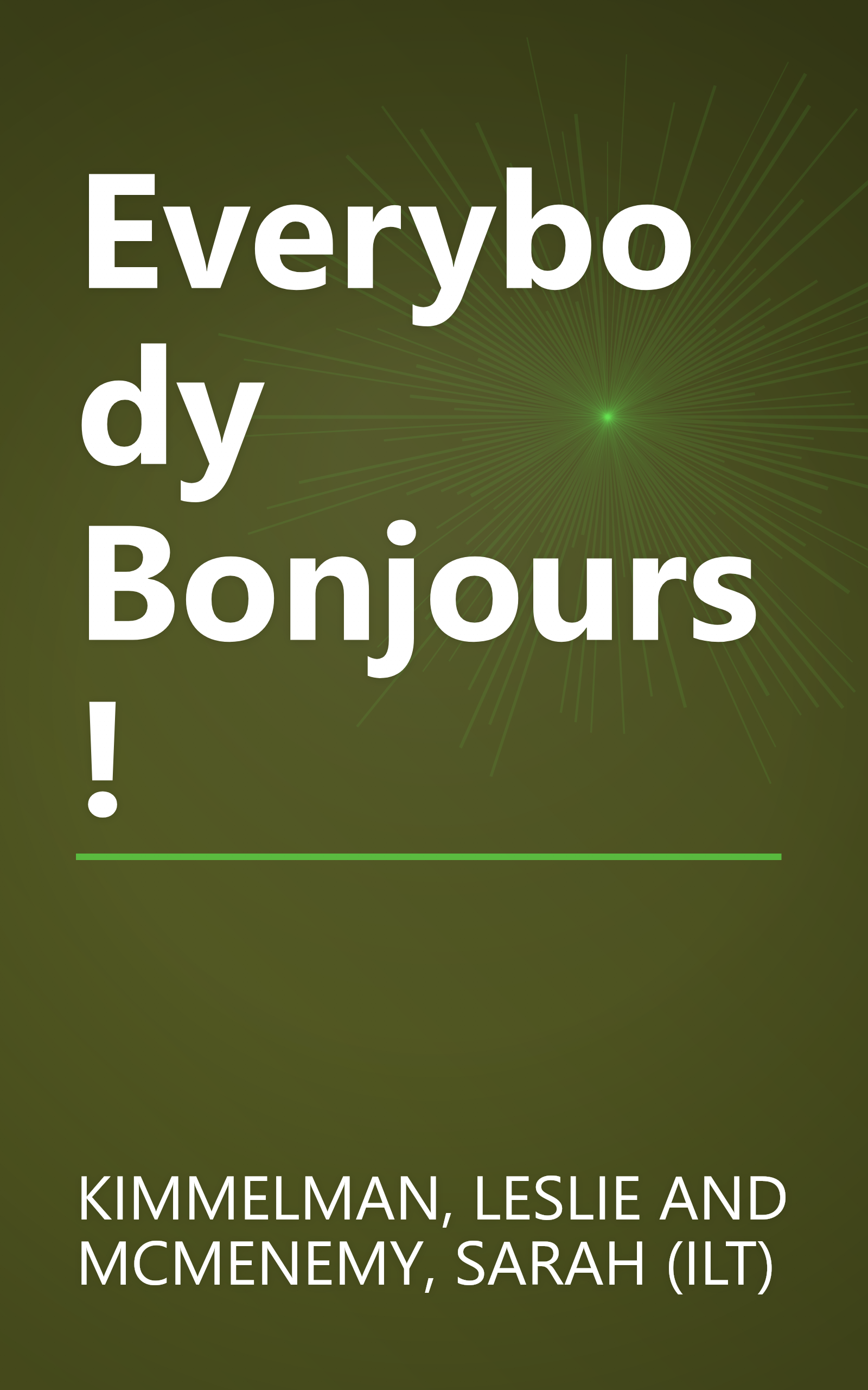 Everybody Bonjours! book cover