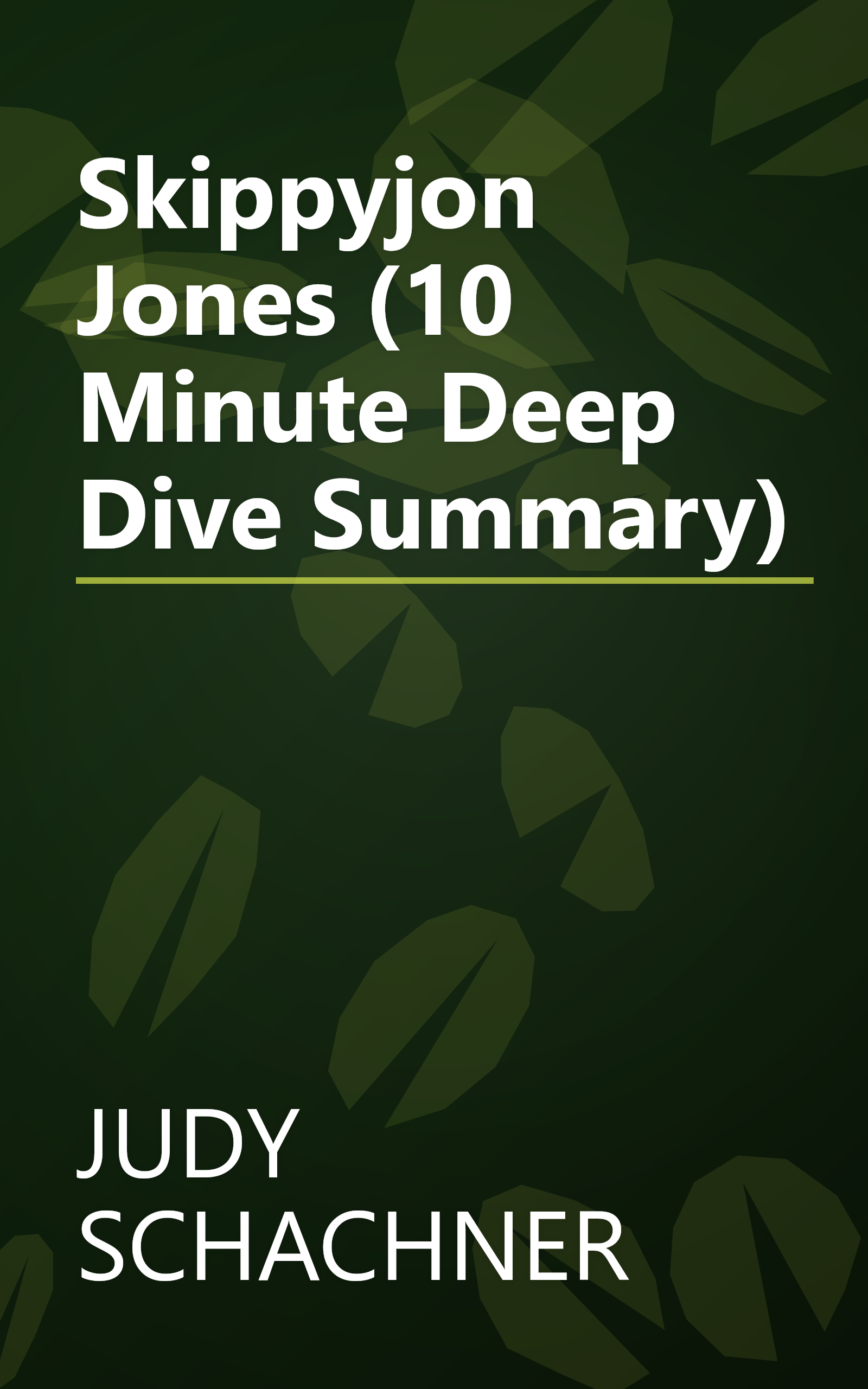 Skippyjon Jones (10 Minute   Deep Dive Summary) book cover