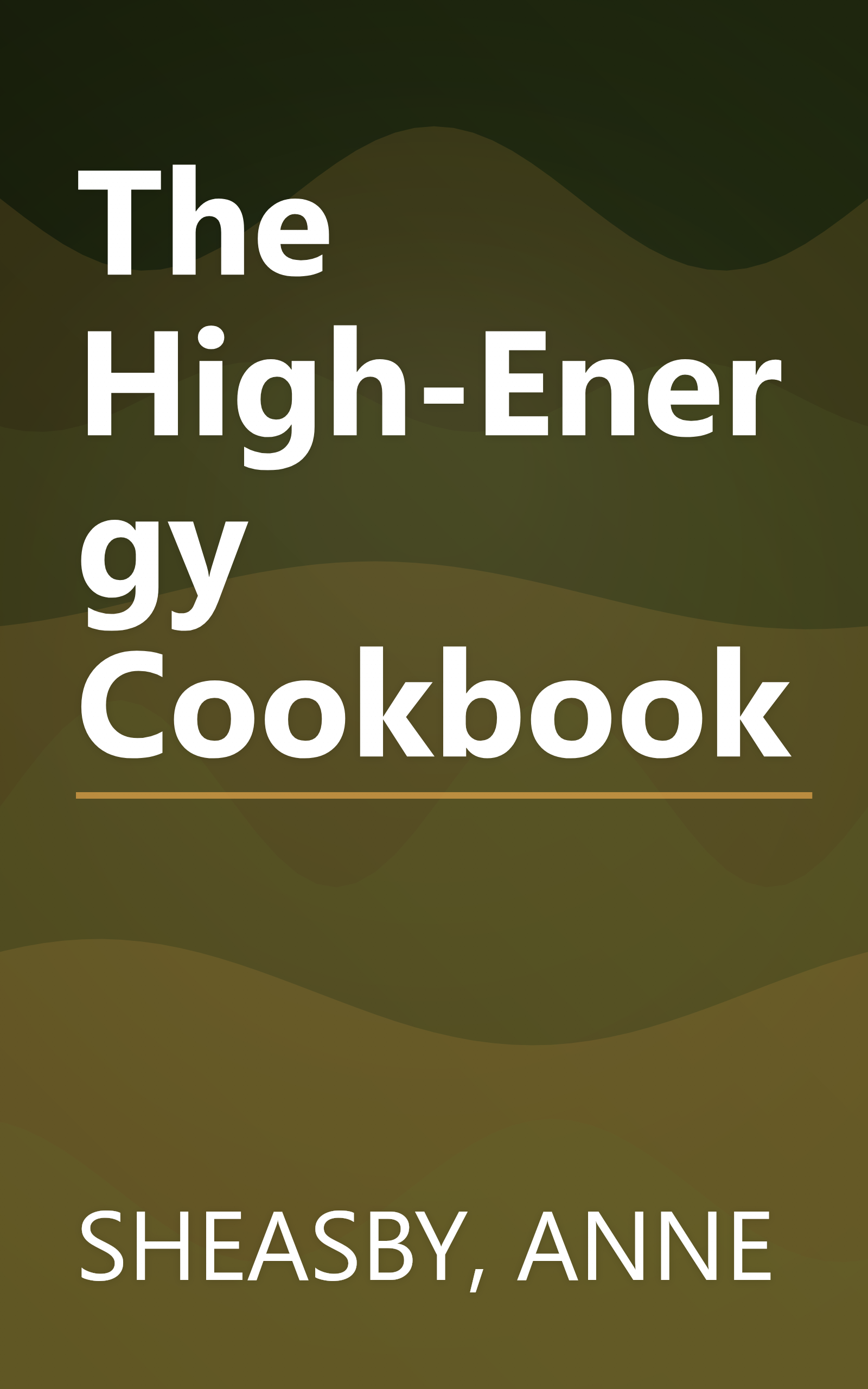 The High-Energy Cookbook book cover