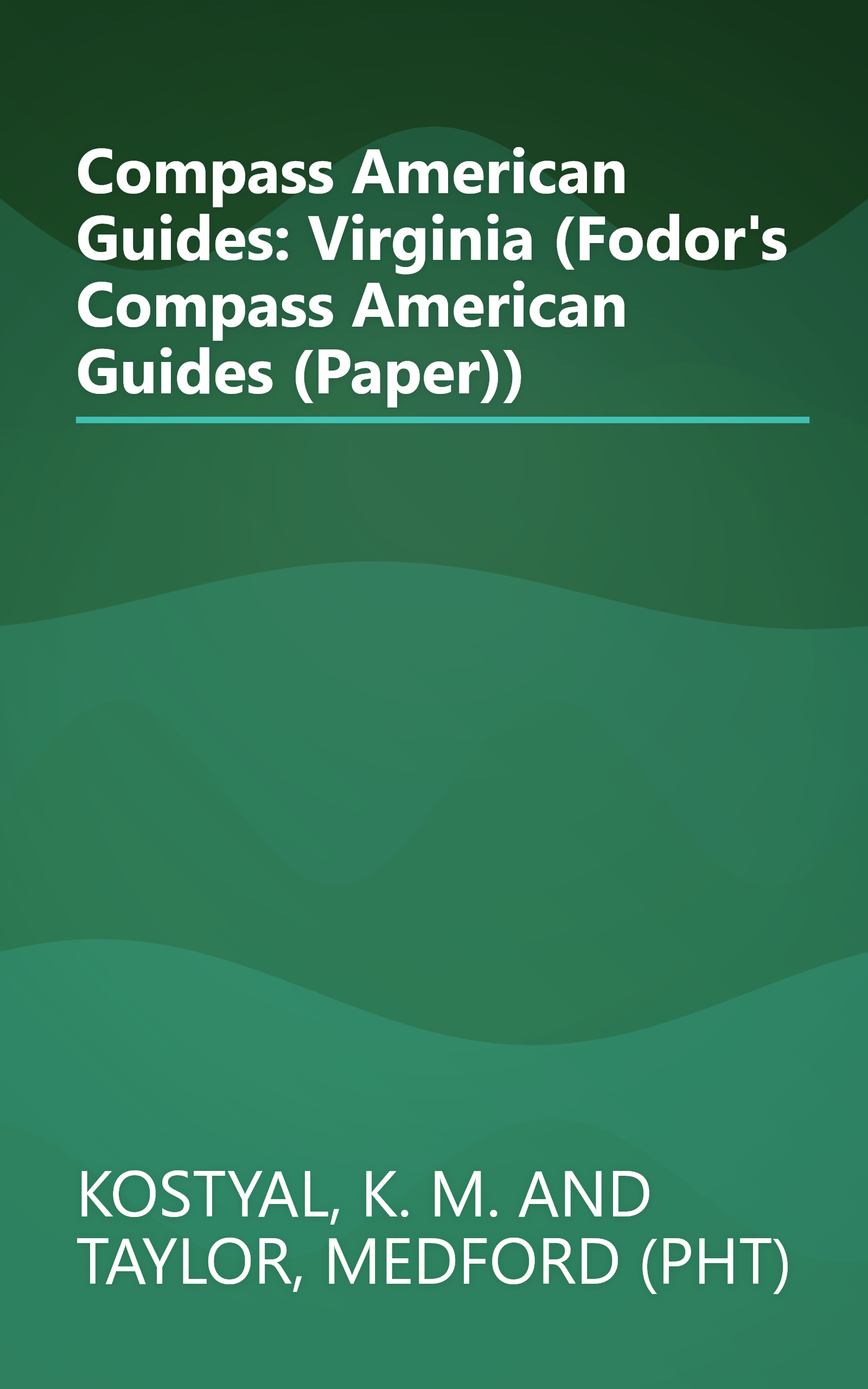 Compass American Guides: Virginia (Fodor's Compass American Guides (Paper)) book cover