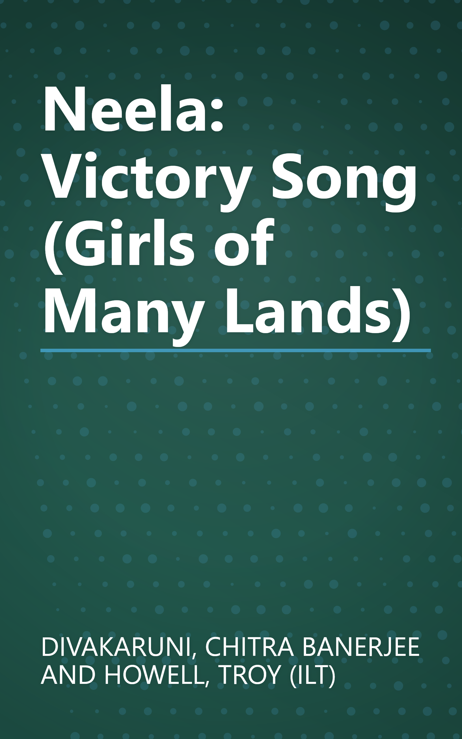 Neela: Victory Song (Girls of Many Lands) book cover