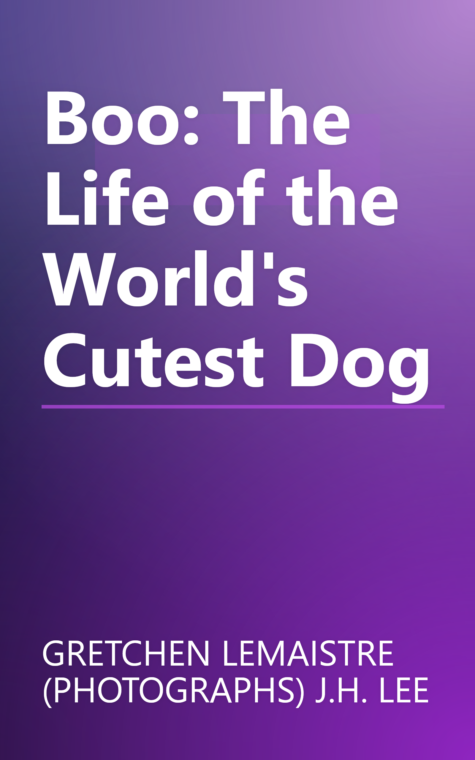 Boo: The Life of the World's Cutest Dog book cover