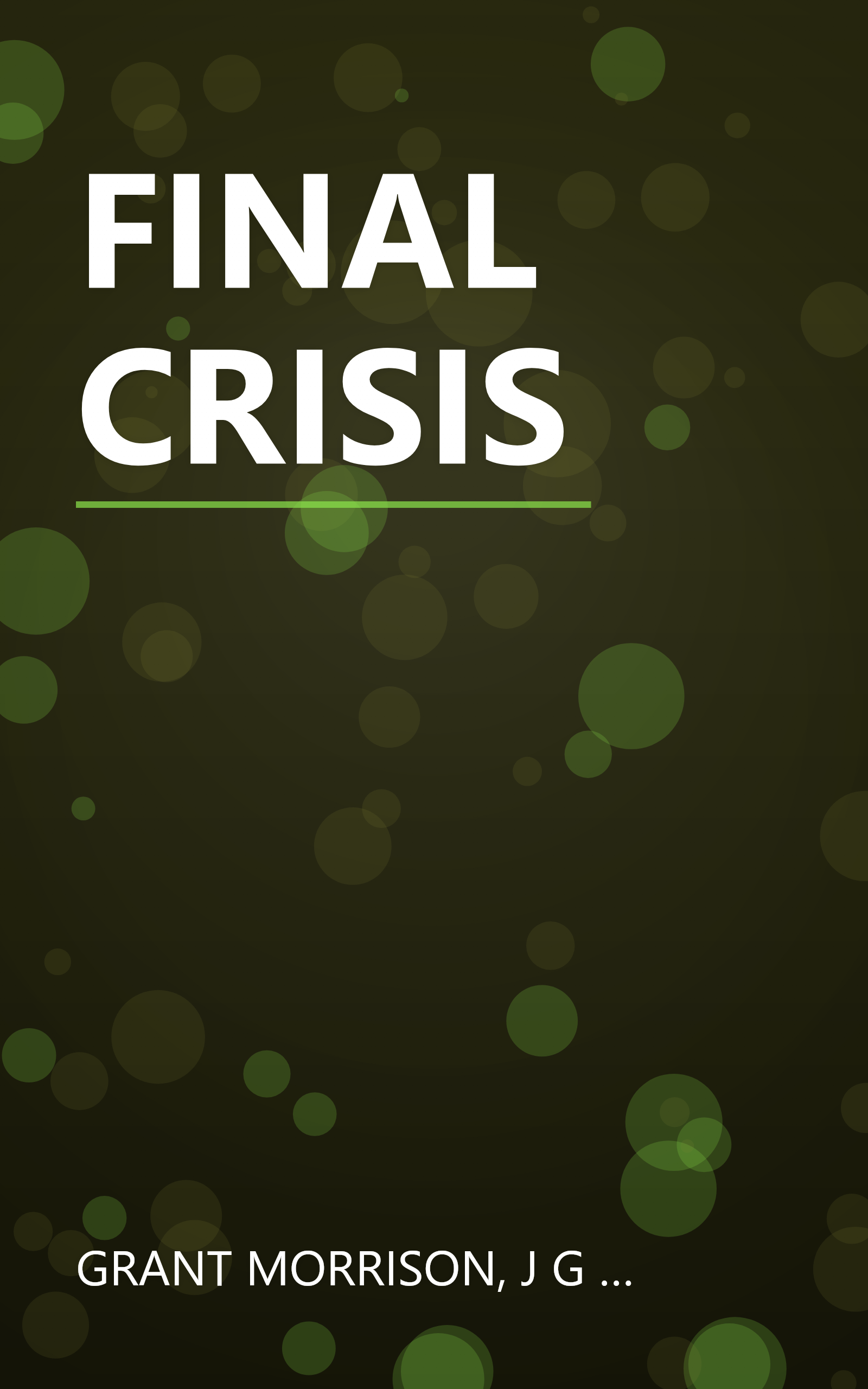 FINAL CRISIS book cover