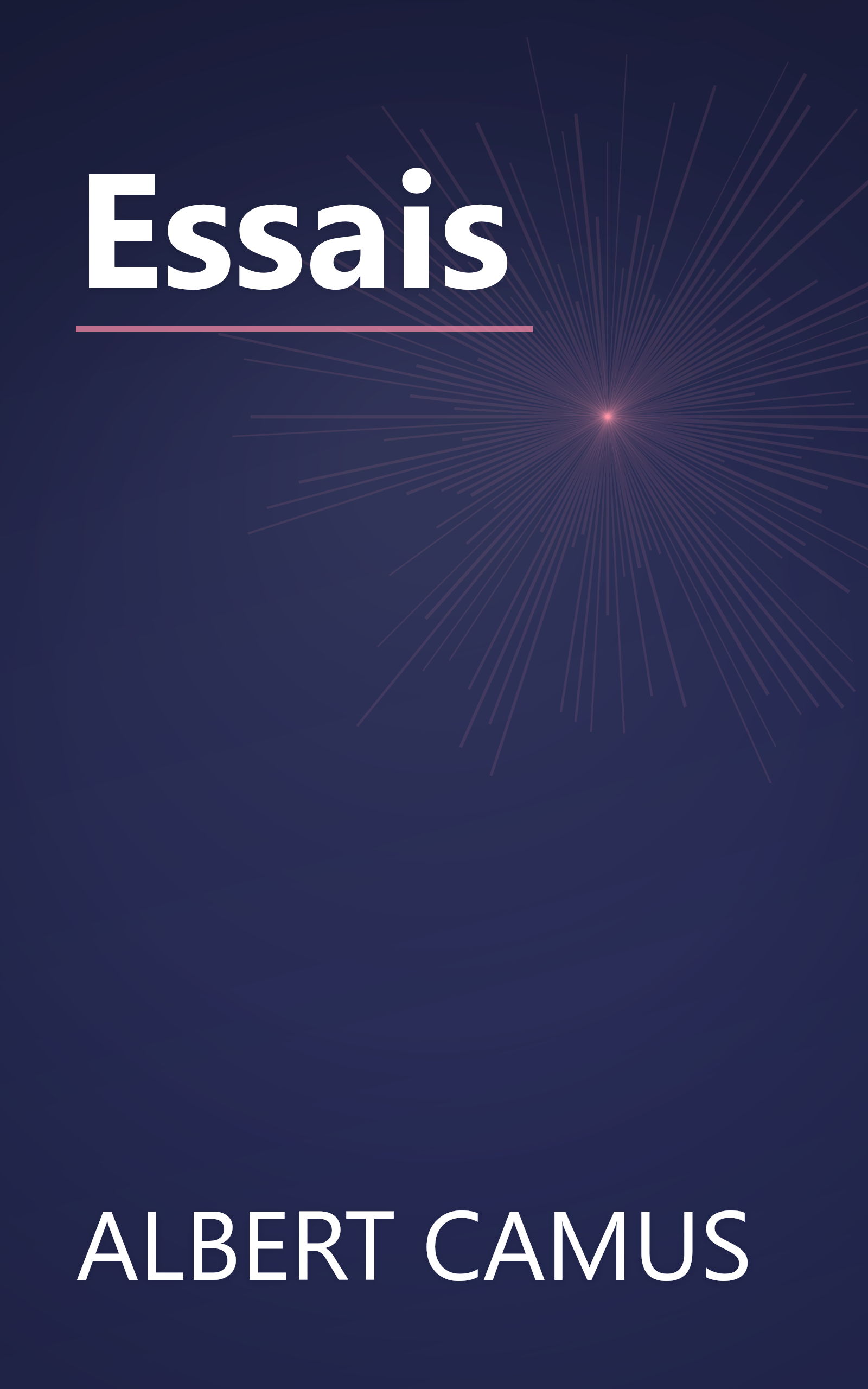 Essais book cover