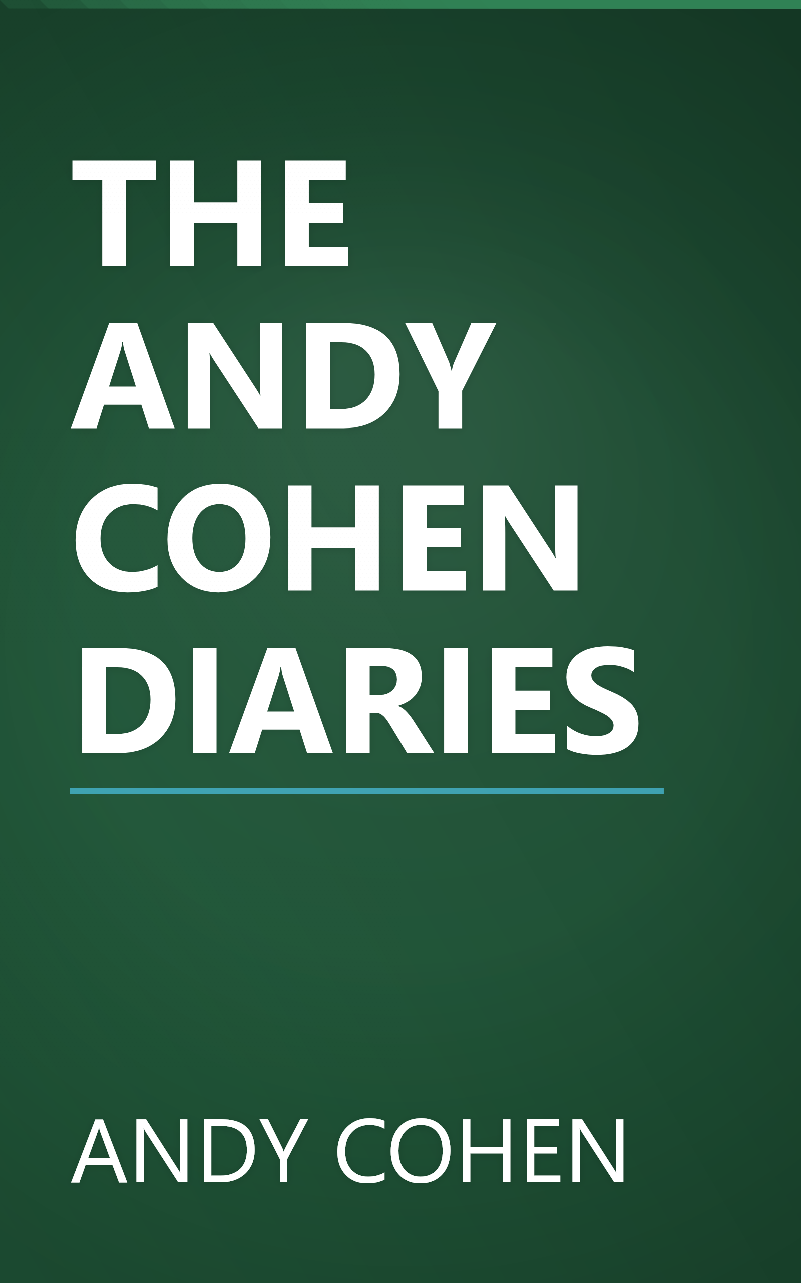 THE ANDY COHEN DIARIES book cover