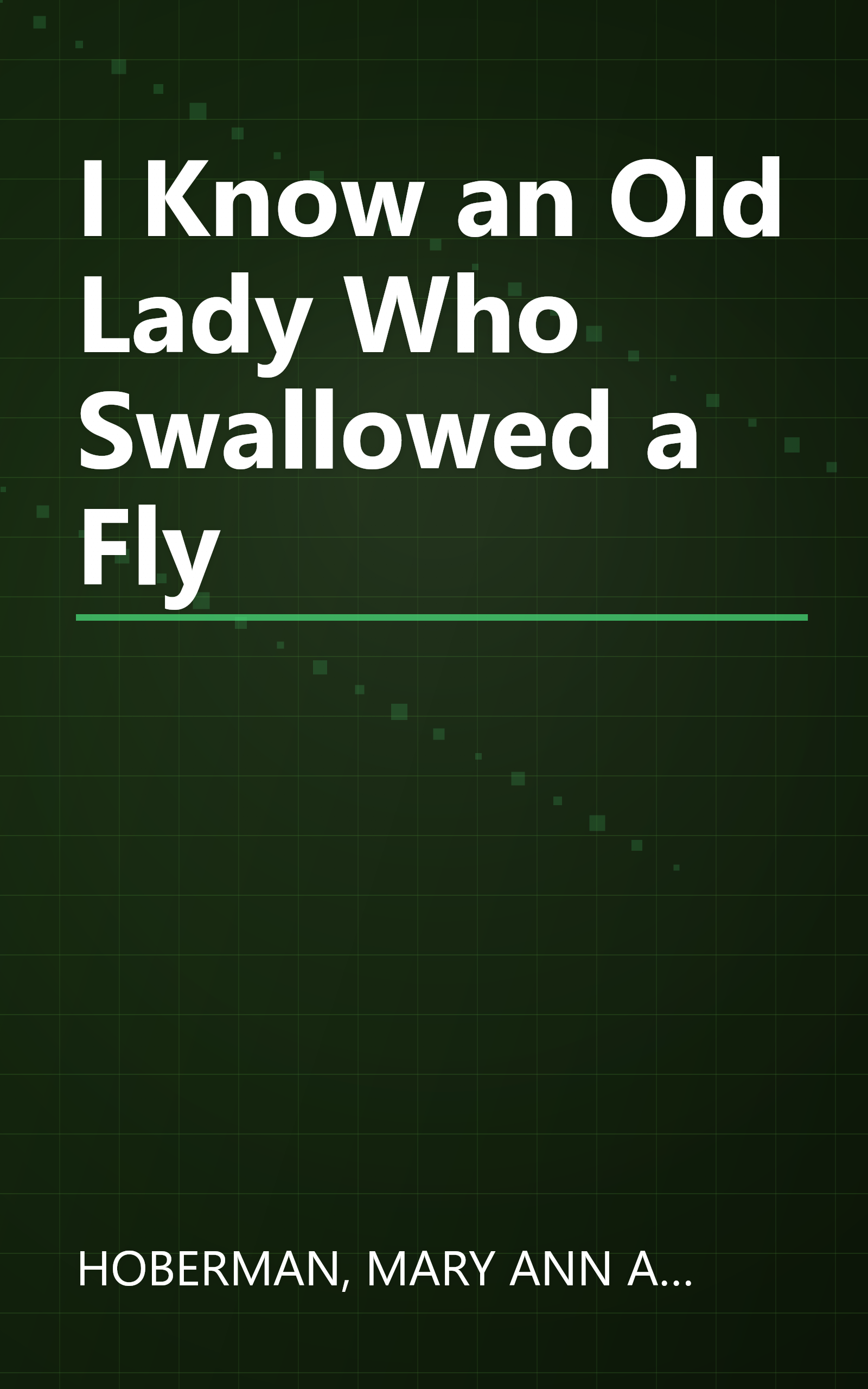 I Know an Old Lady Who Swallowed a Fly book cover