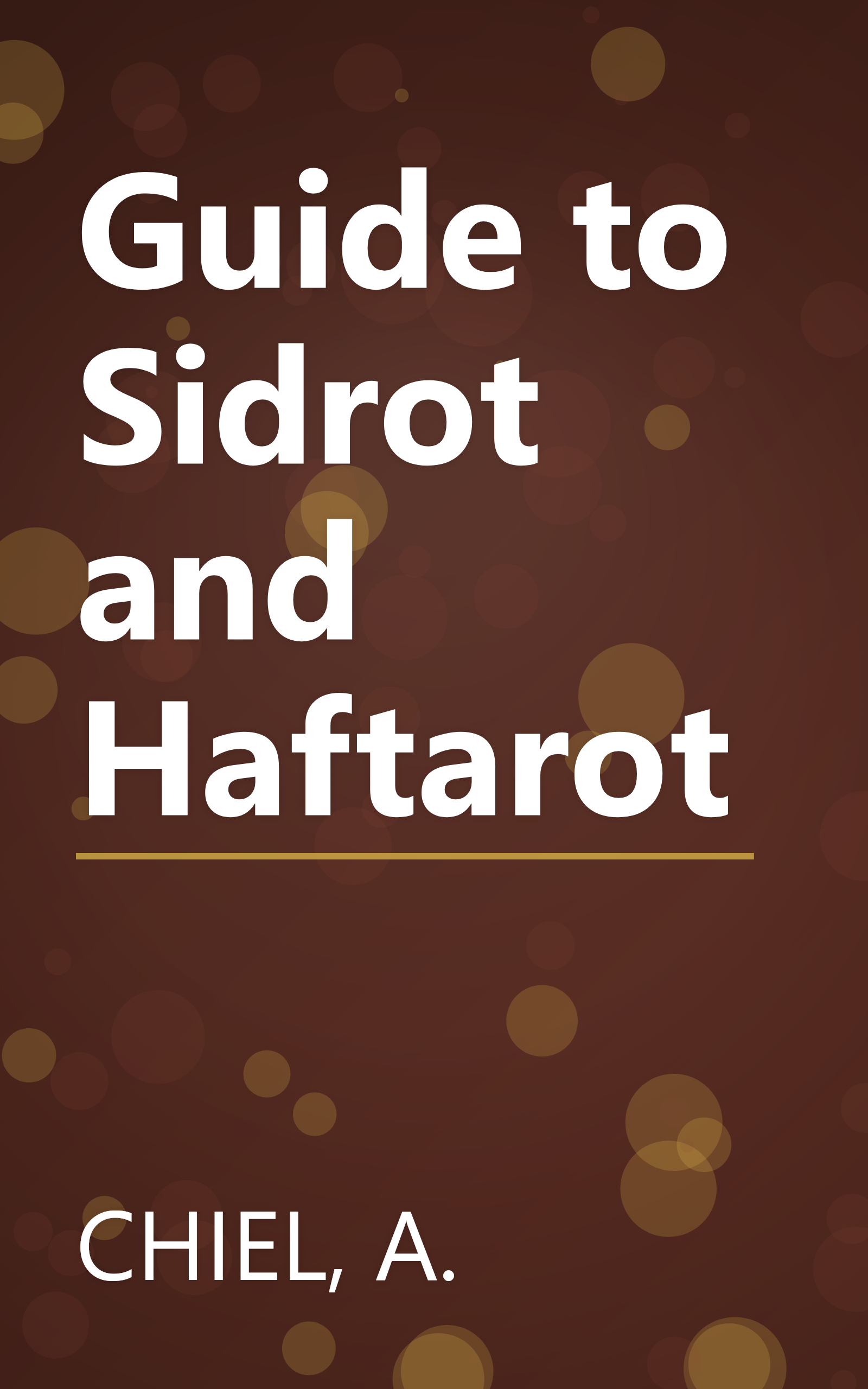 Guide to Sidrot and Haftarot book cover