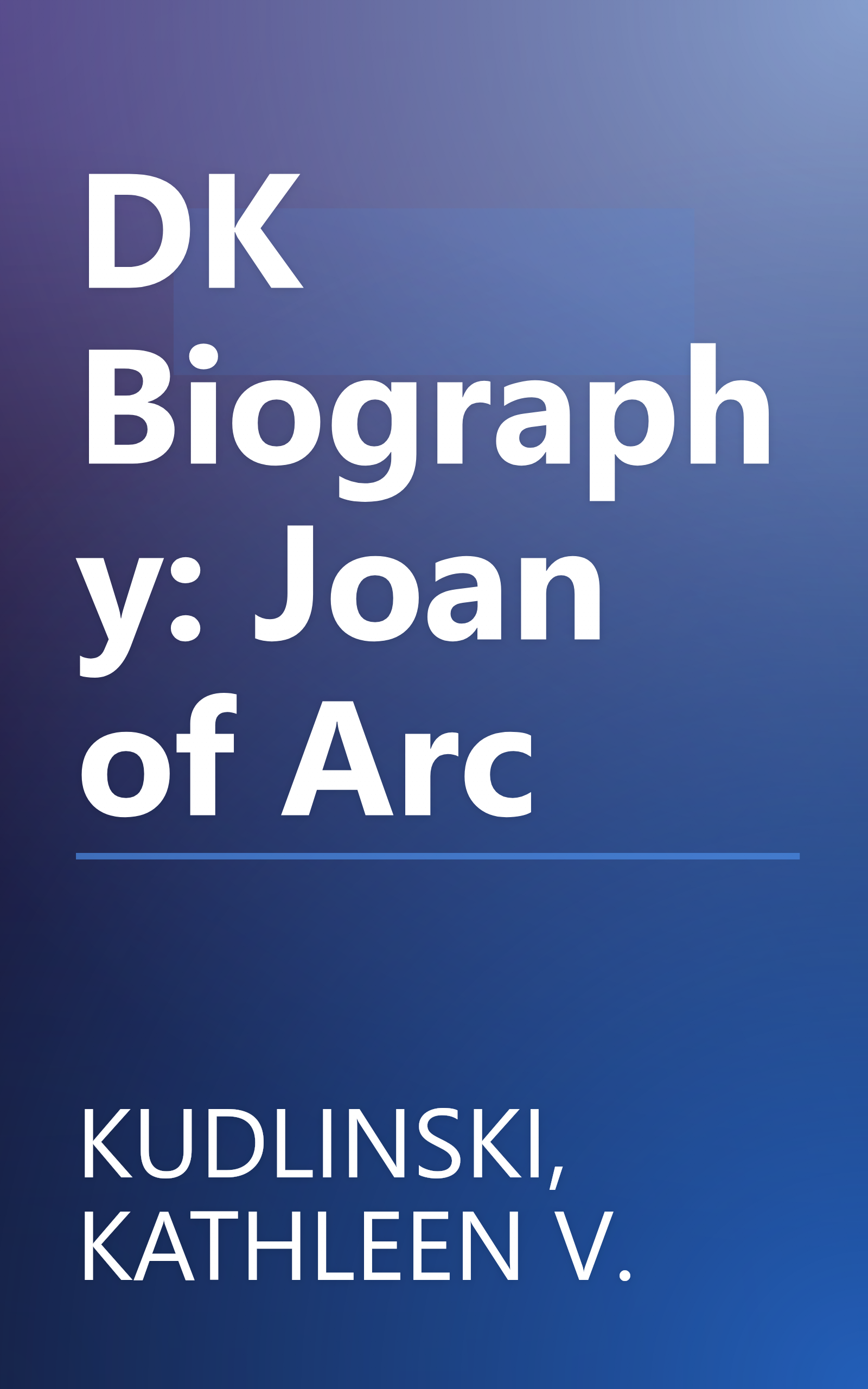 DK Biography: Joan of Arc book cover