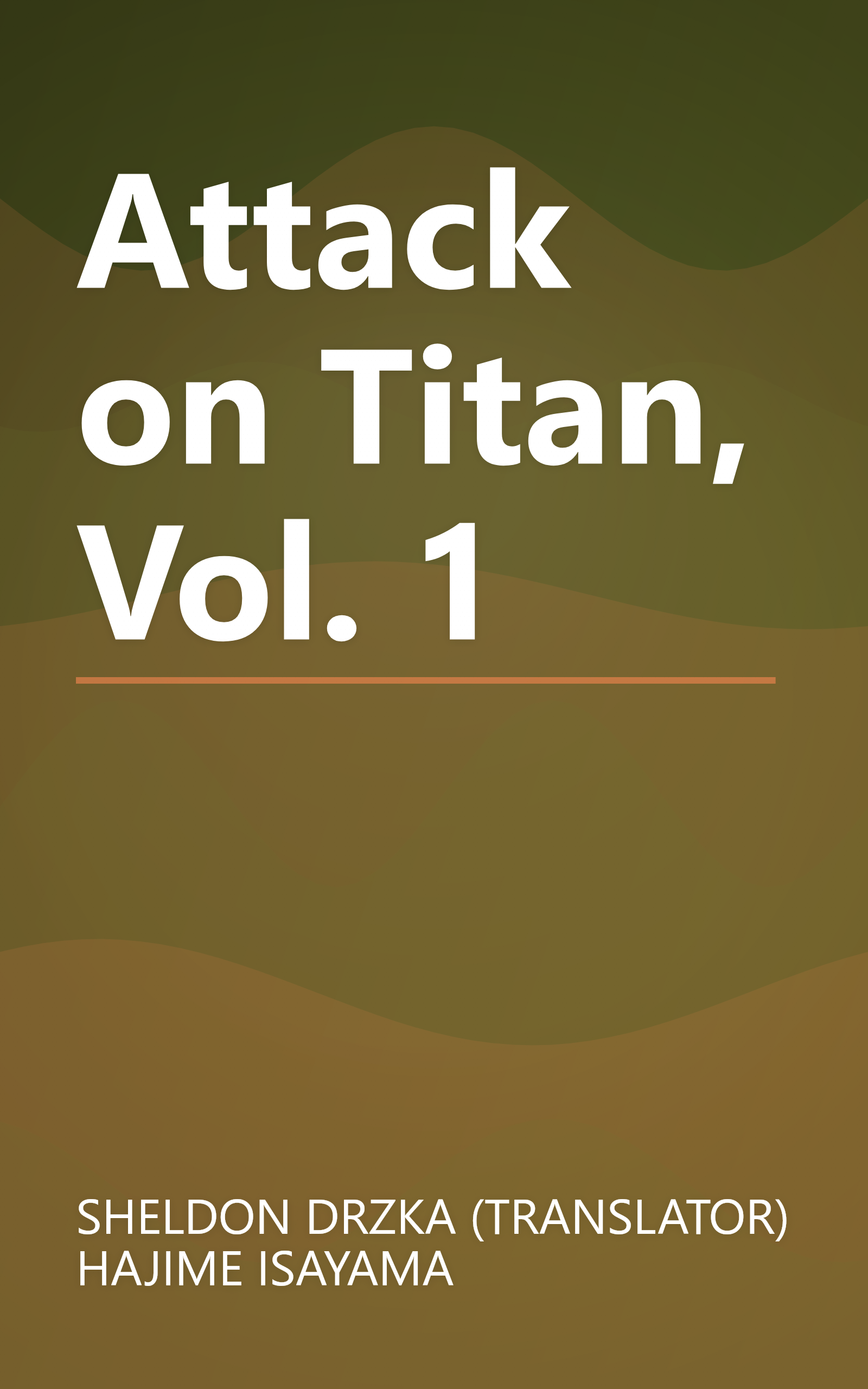 Attack on Titan, Vol. 1 book cover