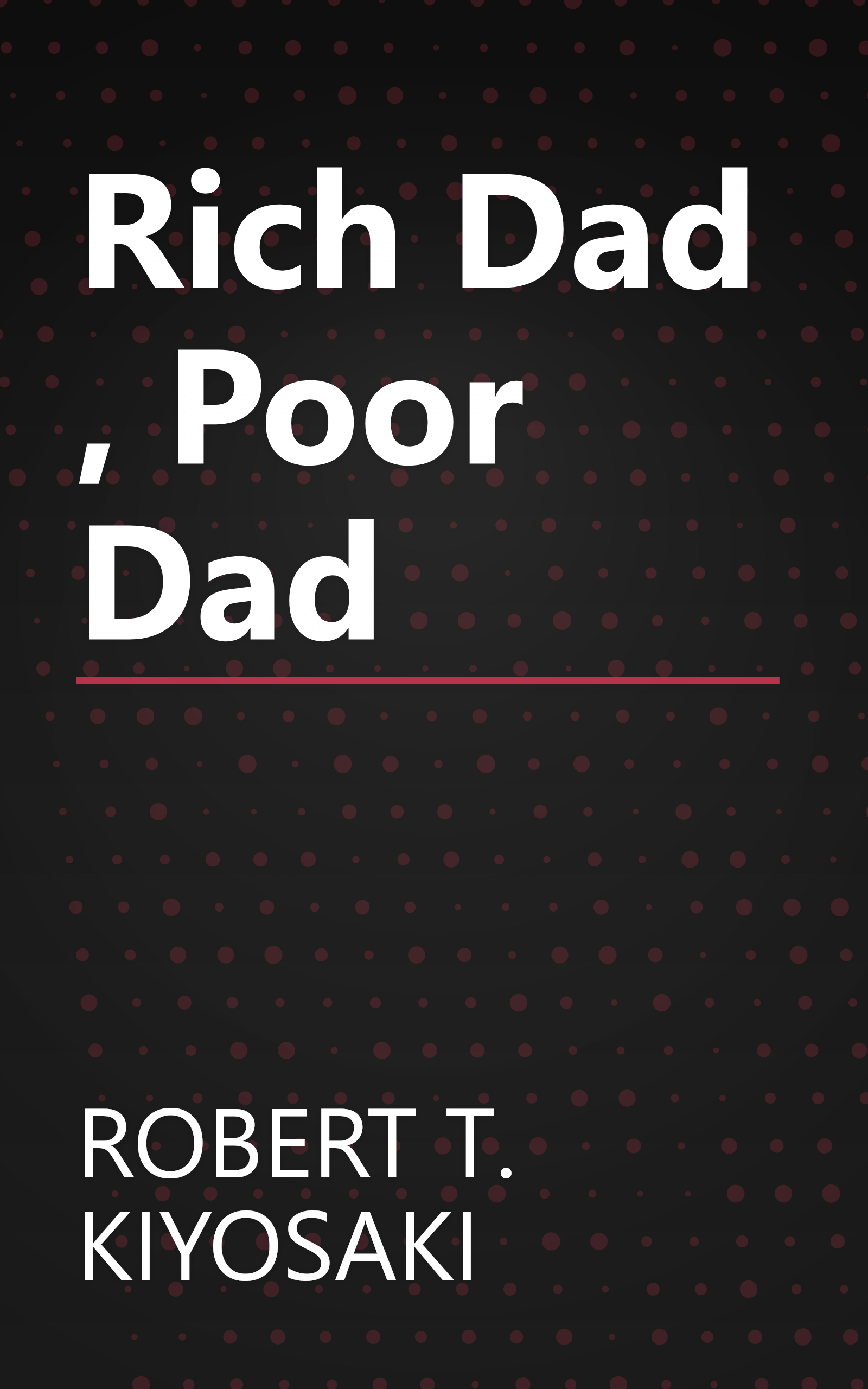 Rich Dad , Poor Dad book cover