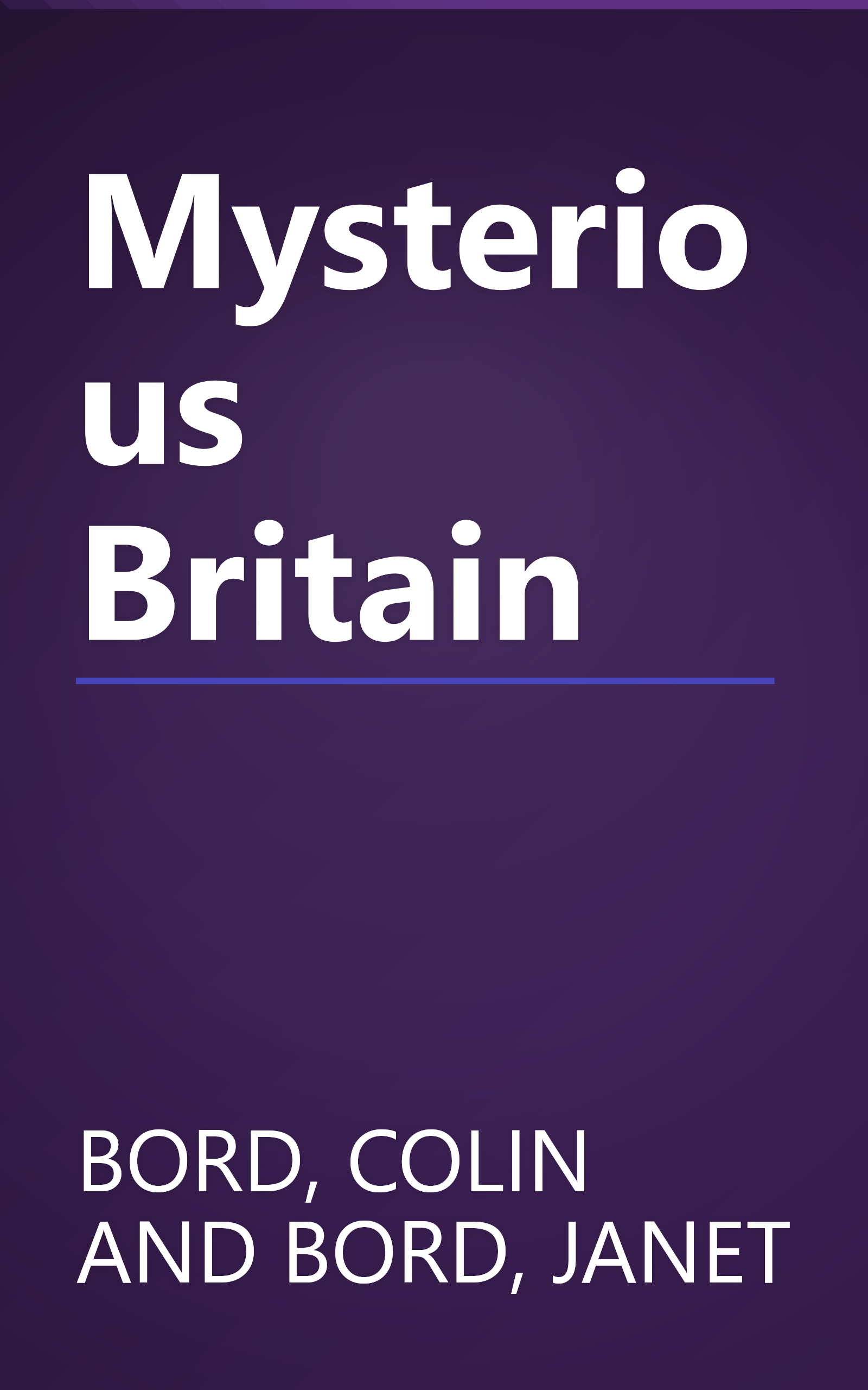 Mysterious Britain book cover