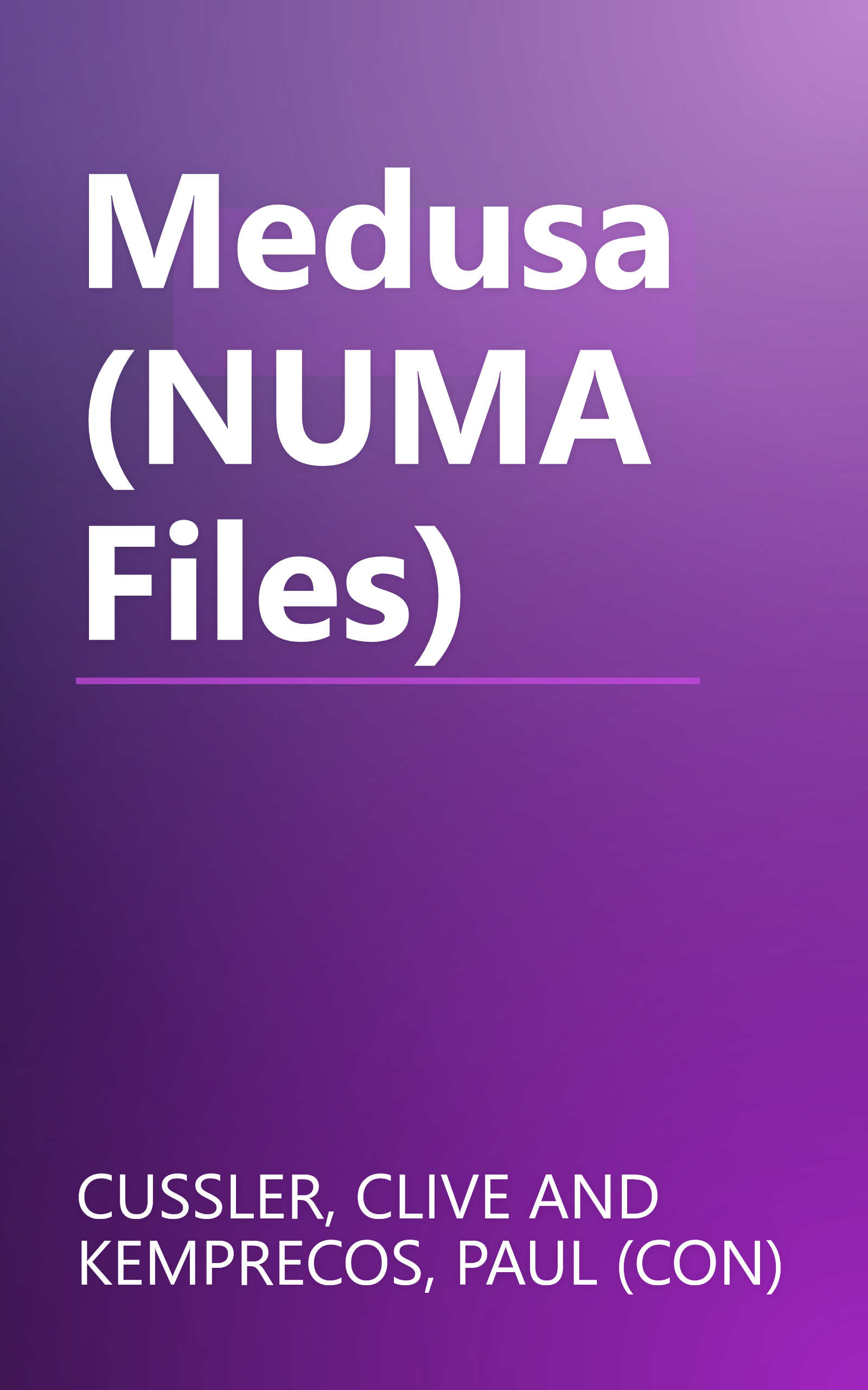 Medusa (NUMA Files) book cover