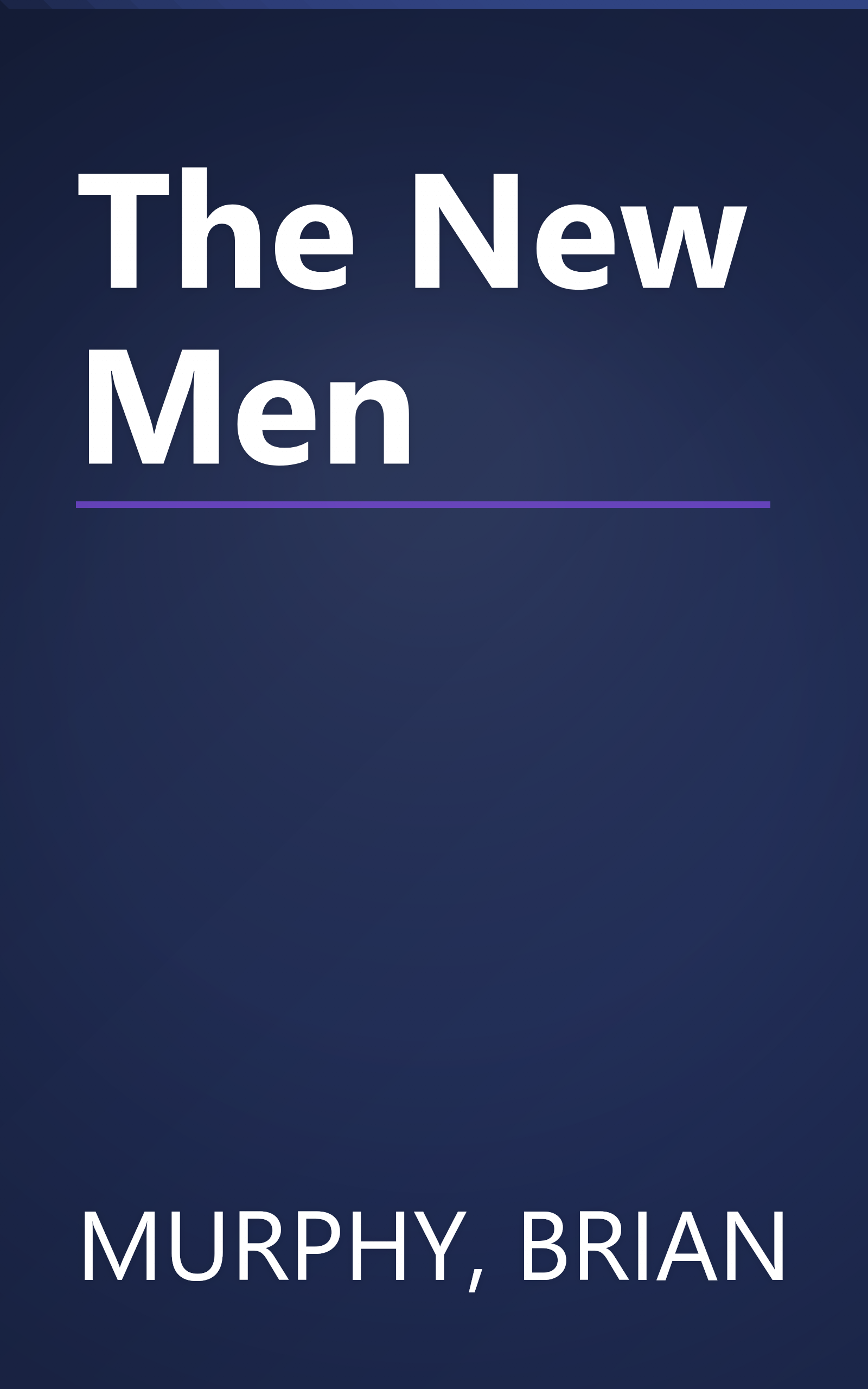 The New Men book cover