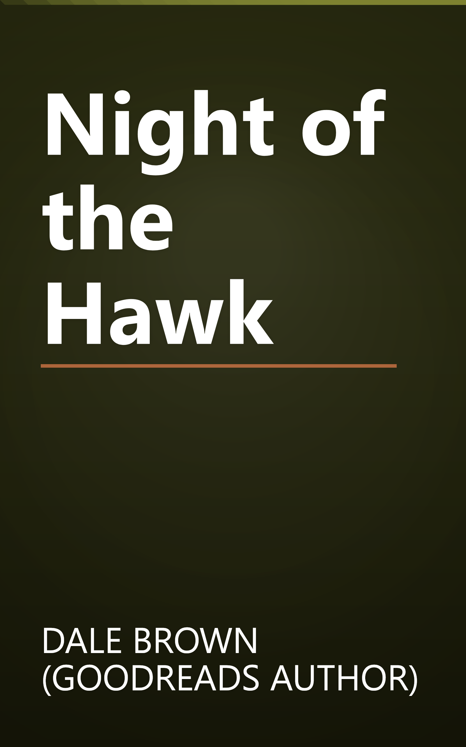 Night of the Hawk book cover