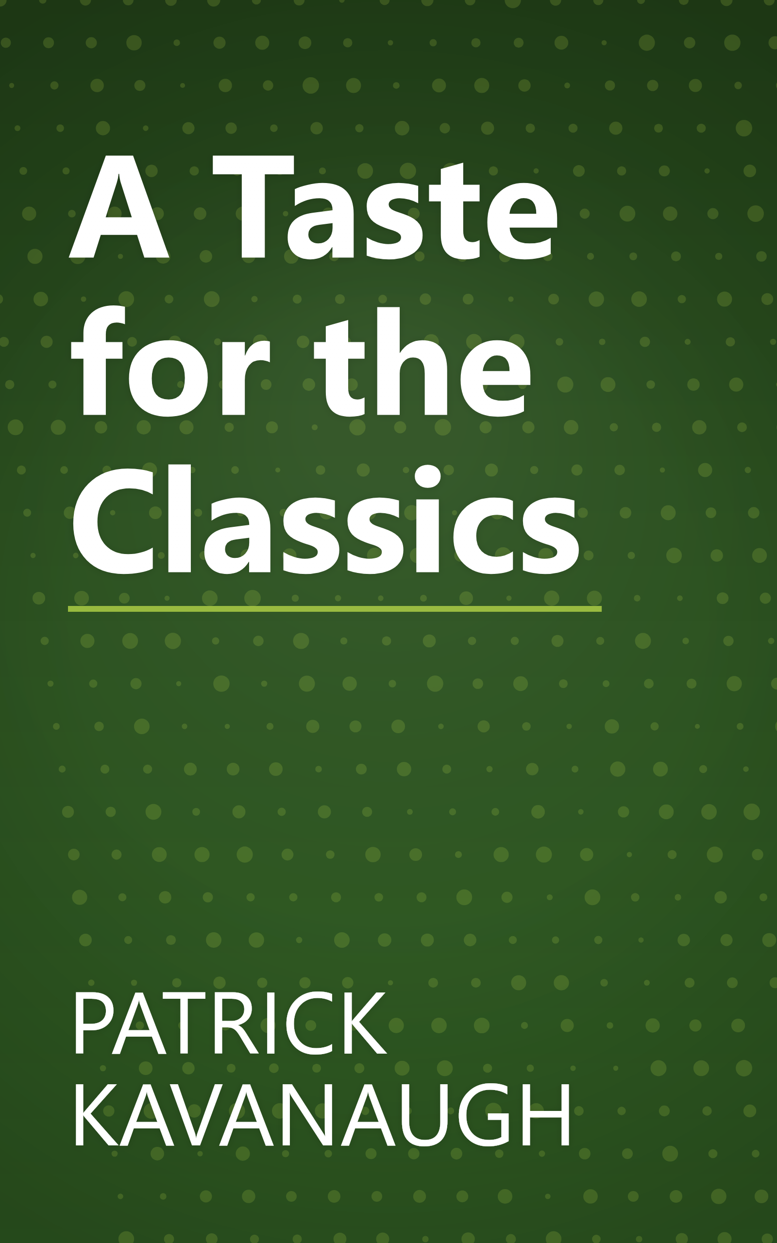 A Taste for the Classics book cover