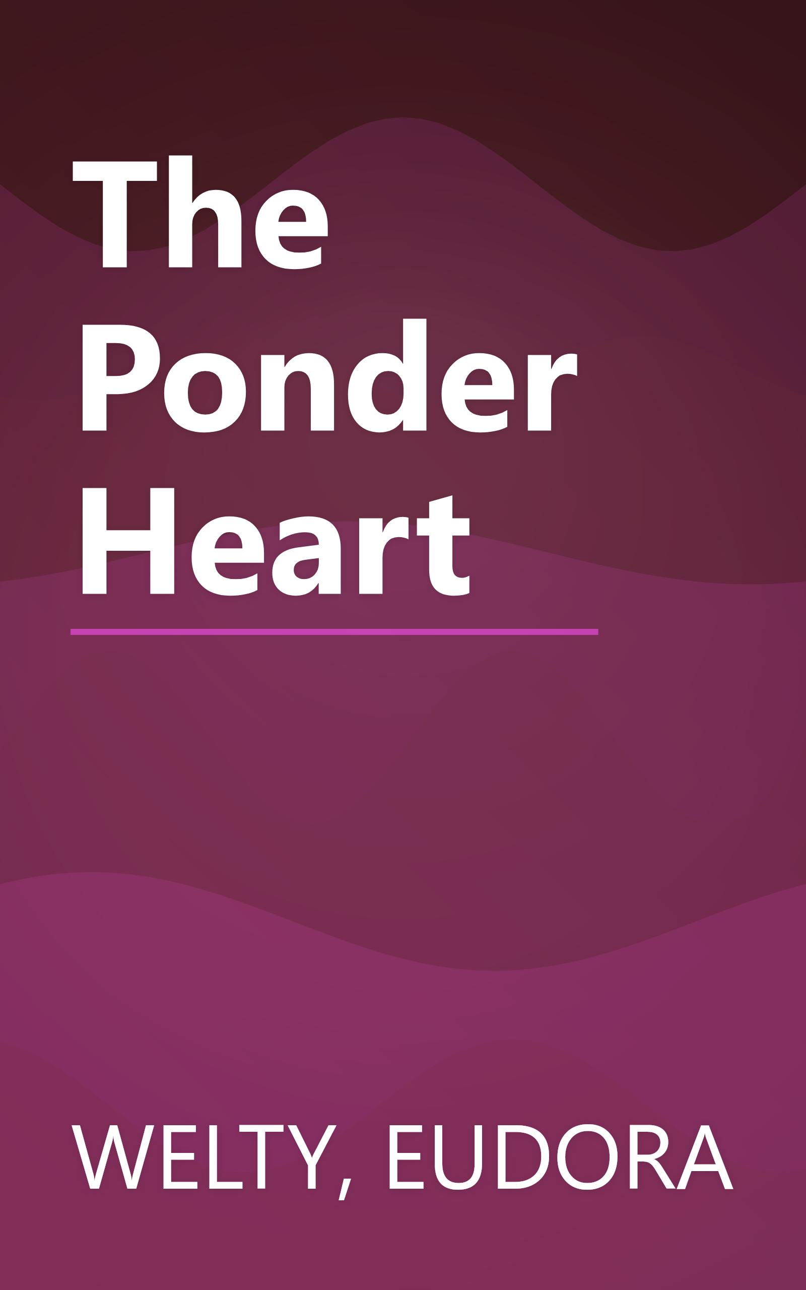 The Ponder Heart book cover