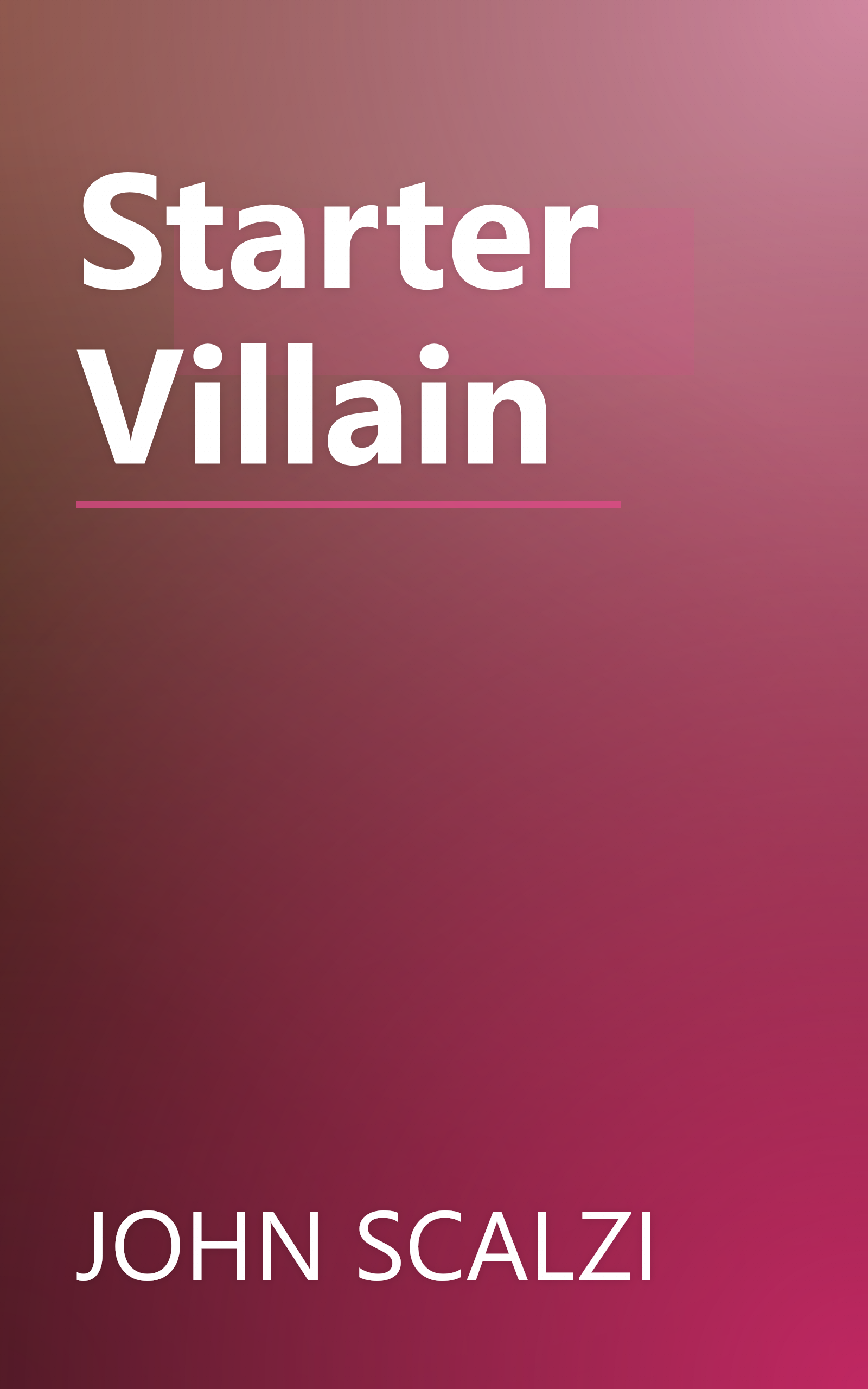 Starter Villain book cover