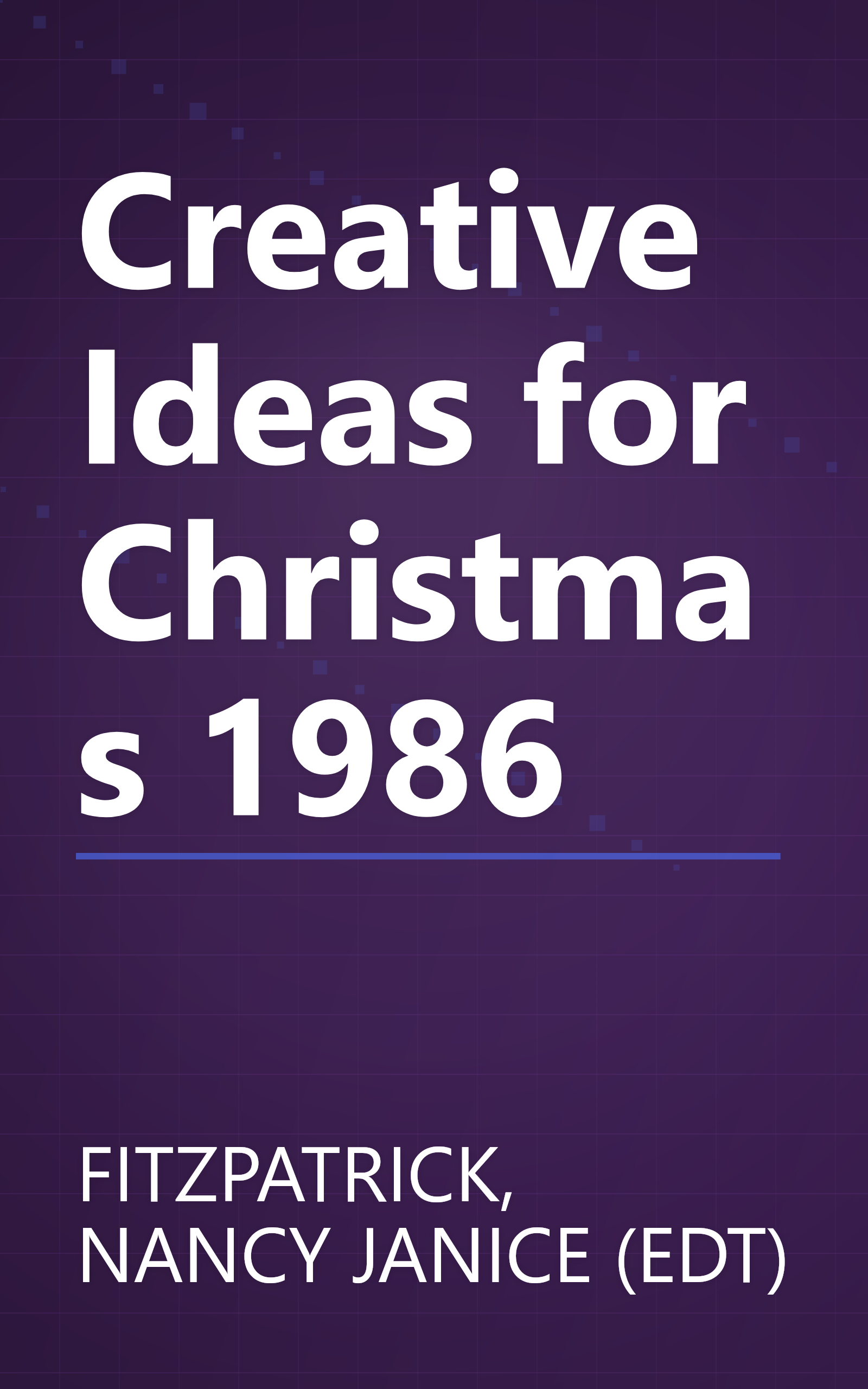 Creative Ideas for Christmas 1986 book cover