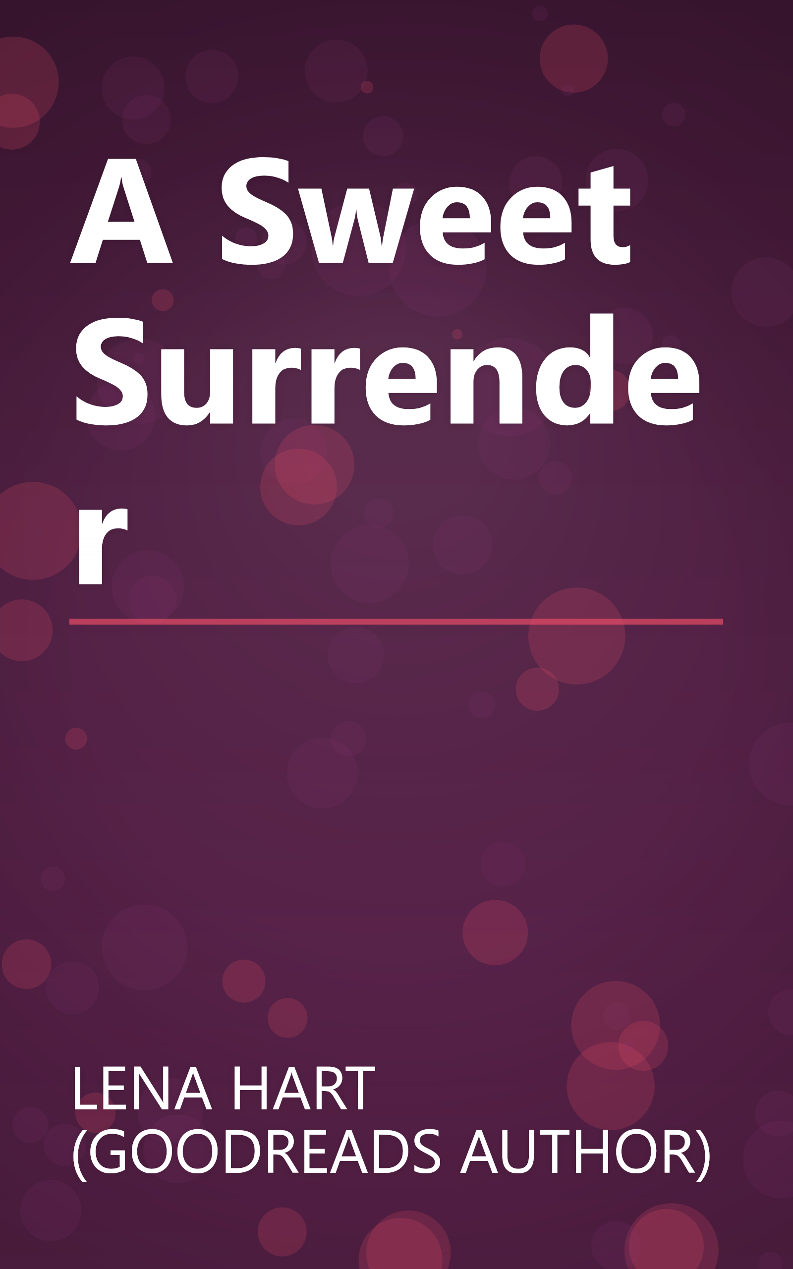 A Sweet Surrender book cover